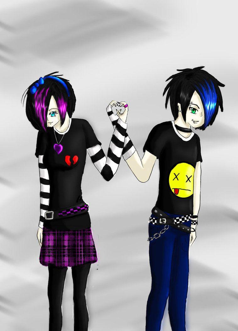 Emo Couple Wallpapers - Top Free Emo Couple Backgrounds - WallpaperAccess