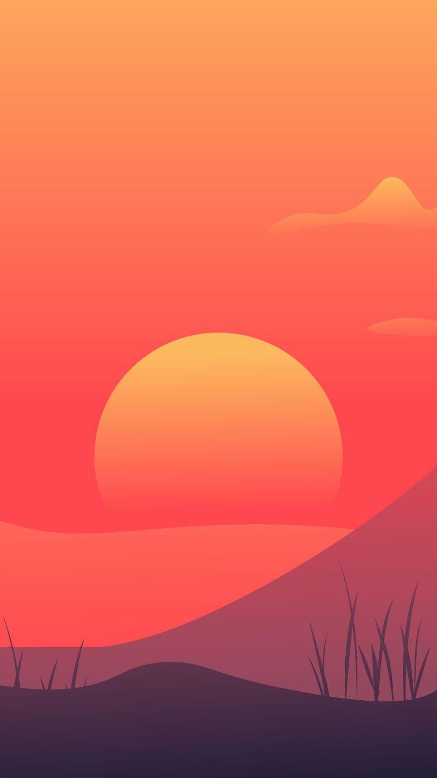Minimalist Sunrise Wallpapers - Top Free Minimalist Sunrise Backgrounds ...