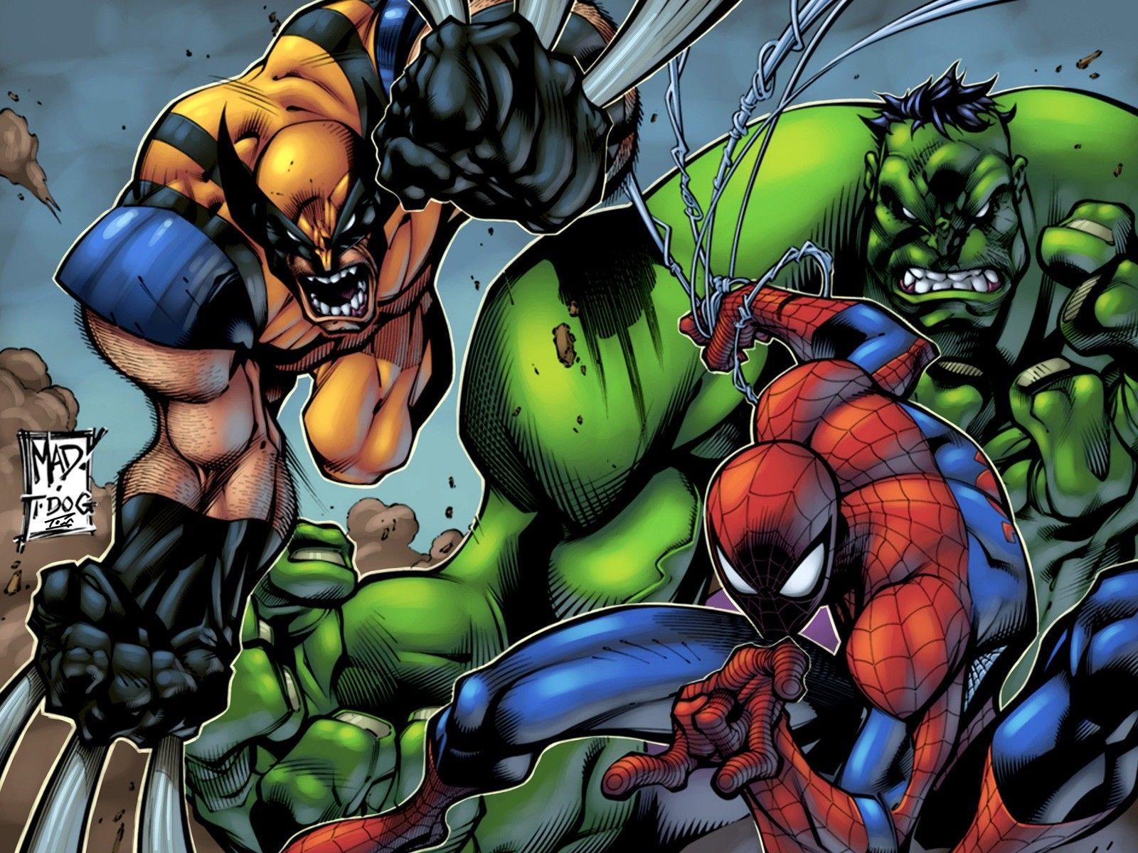 Hulk and Spiderman Wallpapers - Top Free Hulk and Spiderman Backgrounds ...