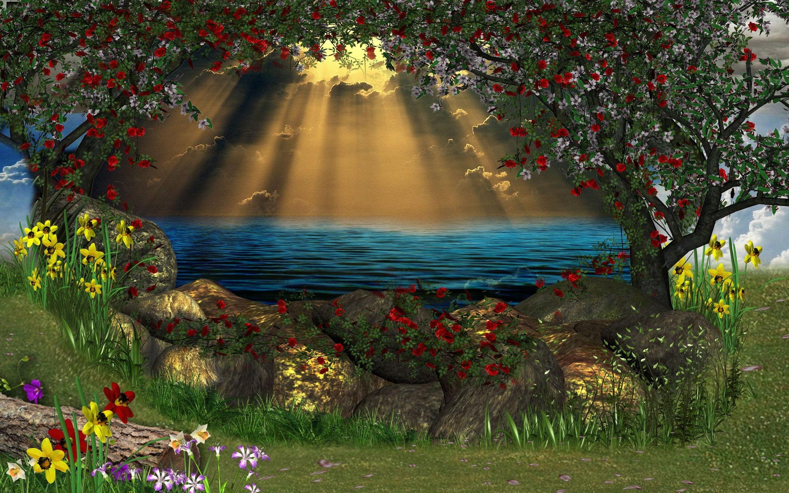 3D Spring Wallpapers - Top Free 3D Spring Backgrounds - WallpaperAccess