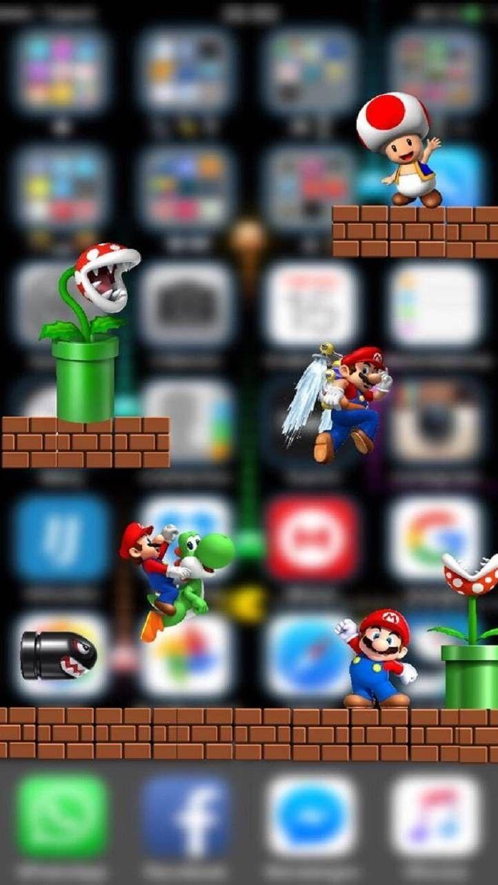 Super Mario Bros iPhone Wallpapers - Top Free Super Mario Bros iPhone ...