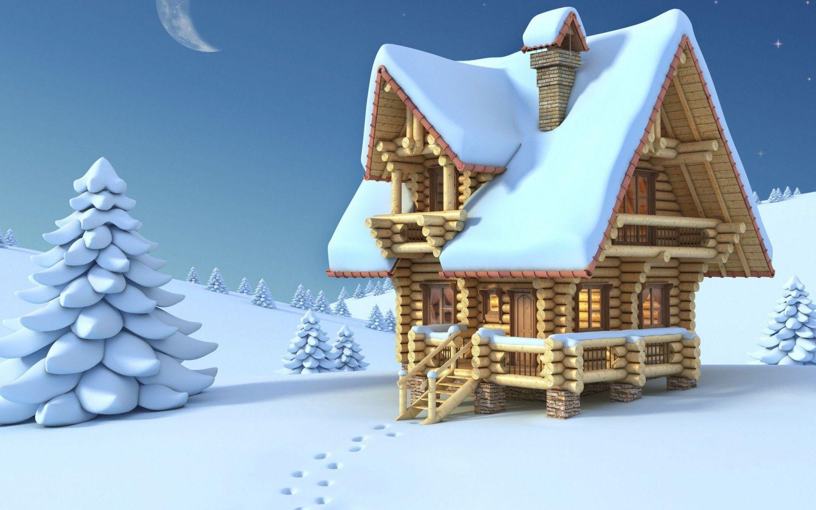 Snow House Wallpapers - Top Free Snow House Backgrounds - WallpaperAccess