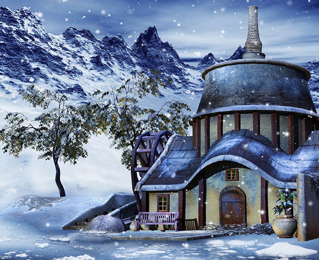 Snow House Wallpapers - Top Free Snow House Backgrounds - WallpaperAccess