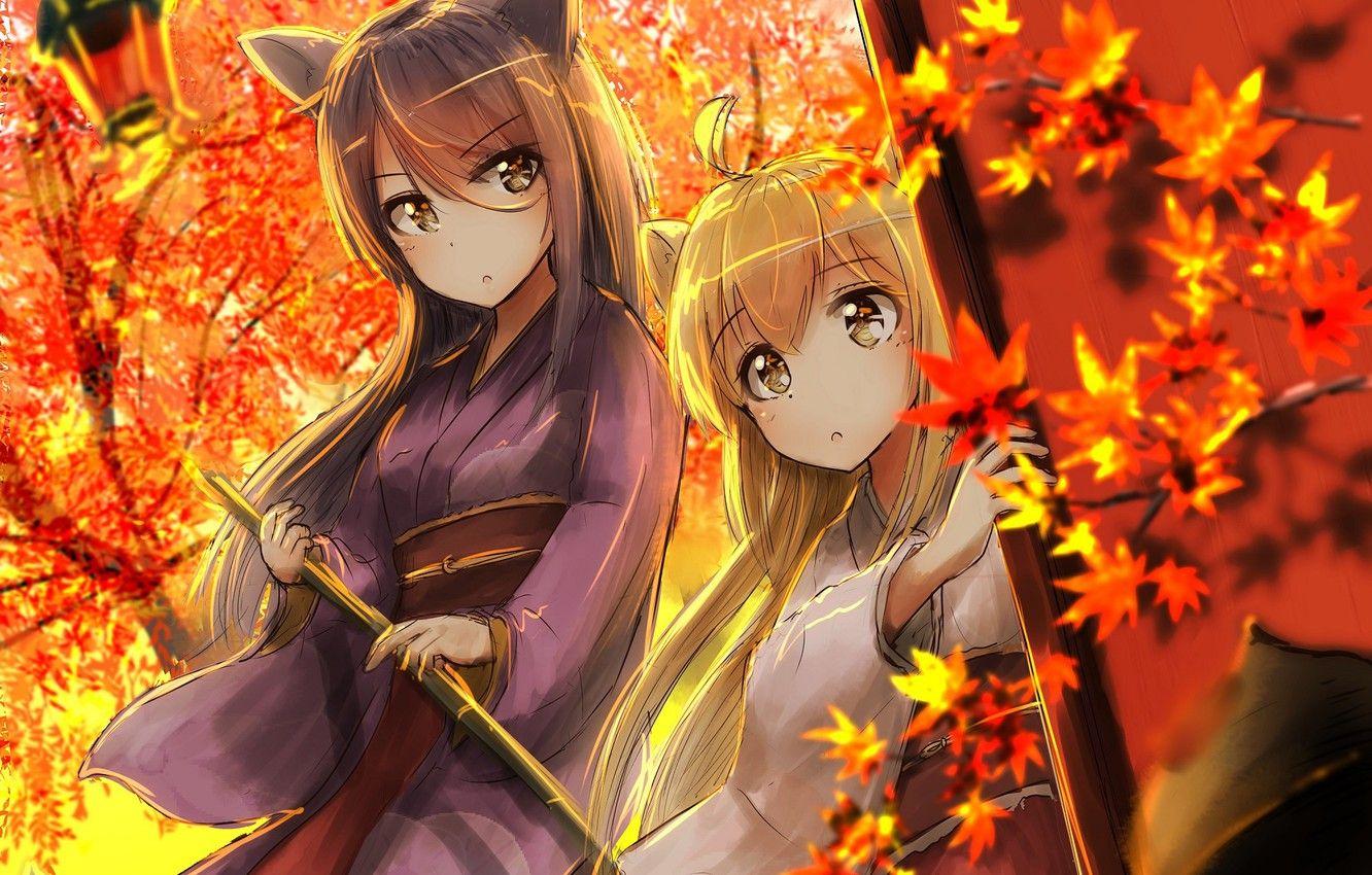 Autumn Anime Girl Wallpapers - Top Free Autumn Anime Girl Backgrounds ...