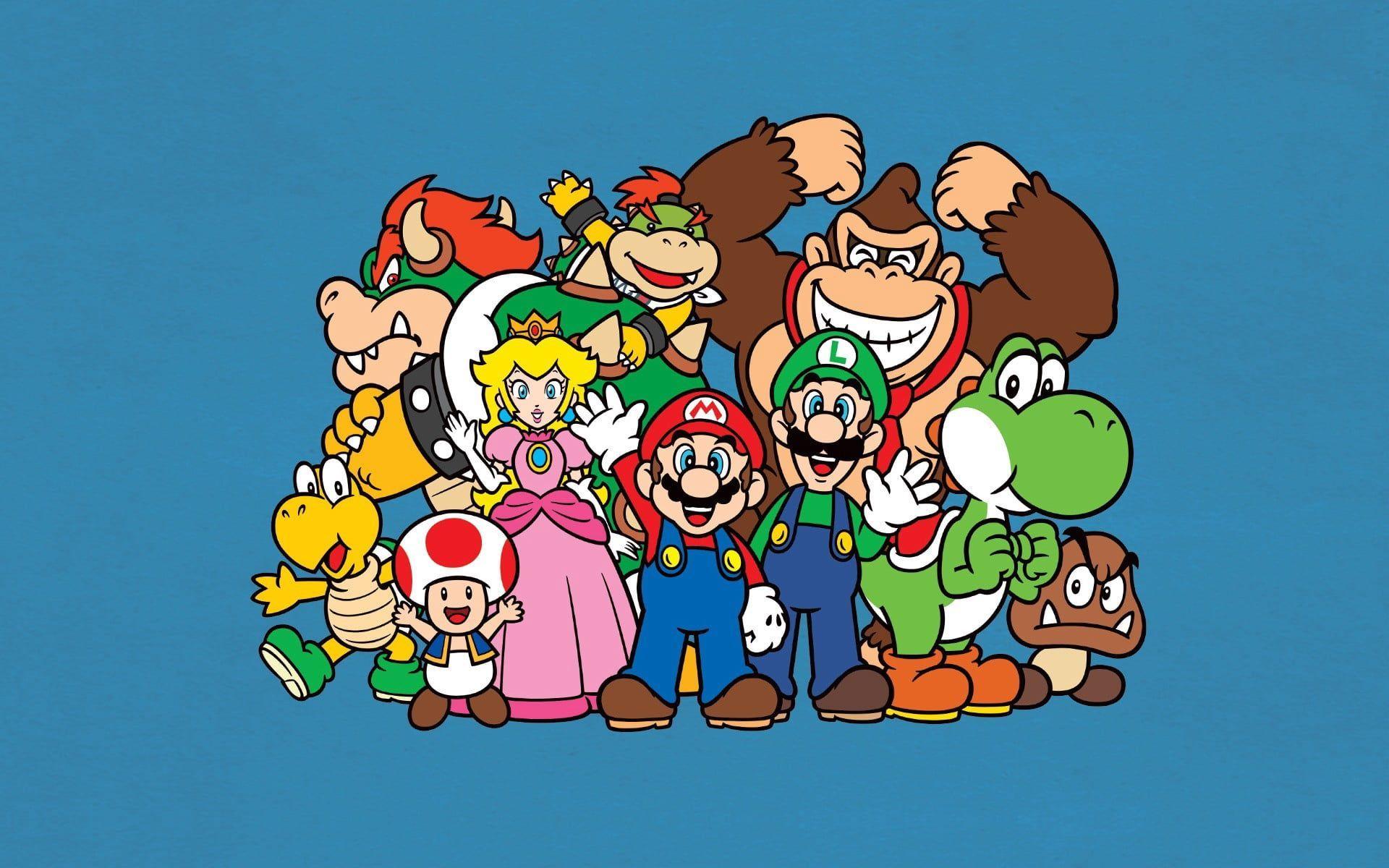 Mario Characters Wallpapers Top Free Mario Characters Backgrounds