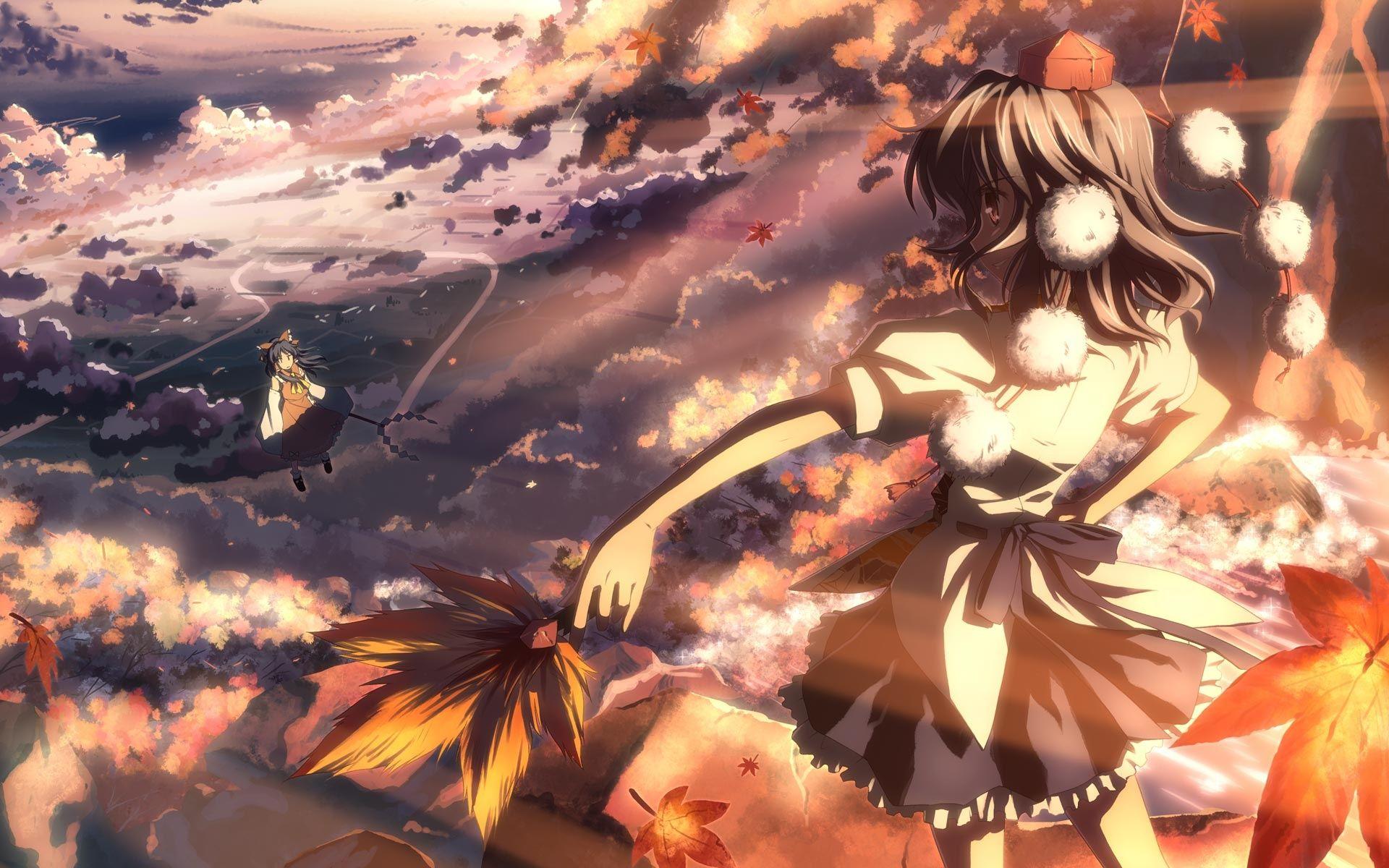 Autumn Anime Girl Wallpapers - Top Free Autumn Anime Girl Backgrounds ...