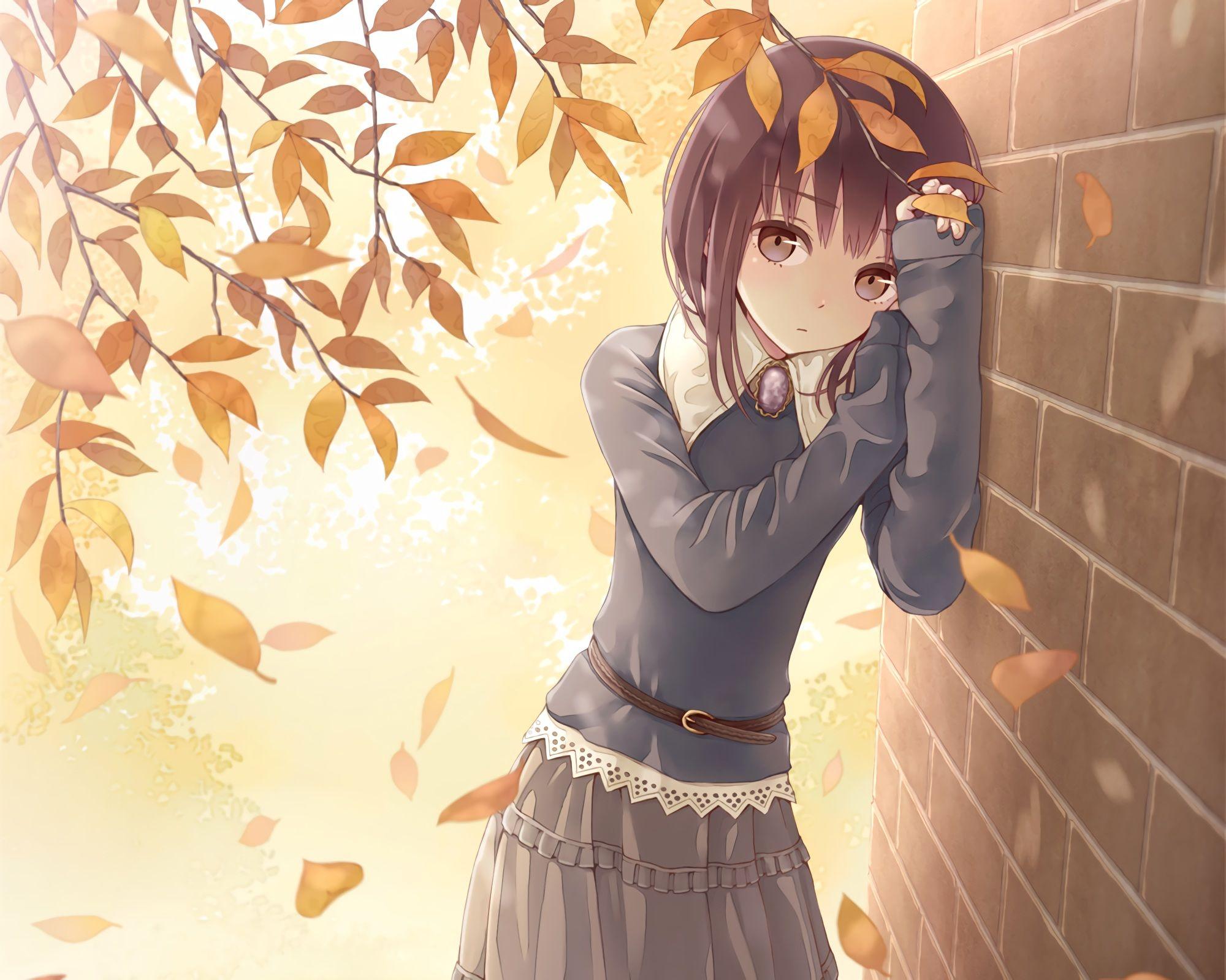 Autumn Anime Girl Wallpapers - Top Free Autumn Anime Girl Backgrounds ...
