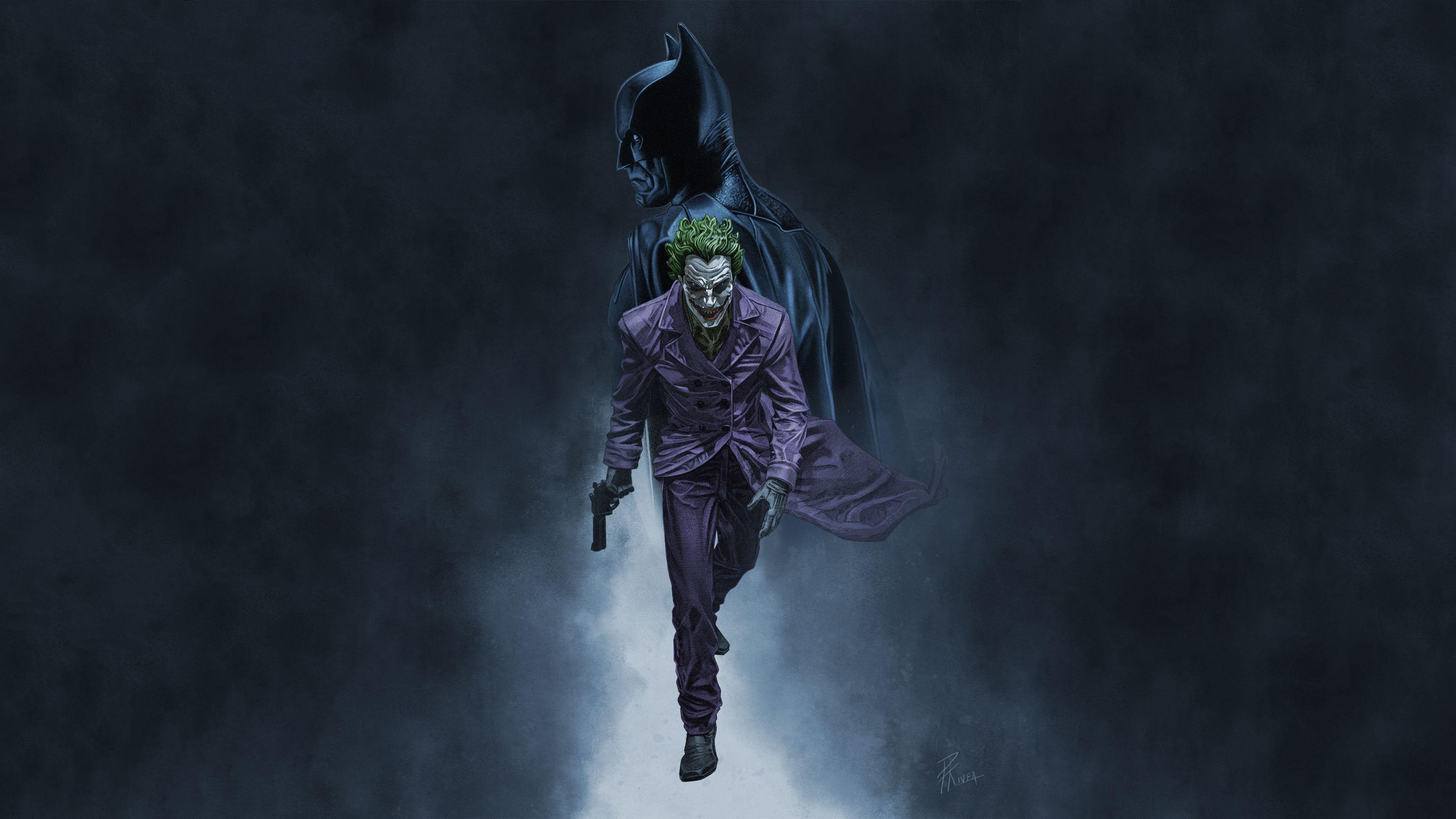 Joker and Batman Wallpapers - Top Free Joker and Batman Backgrounds ...