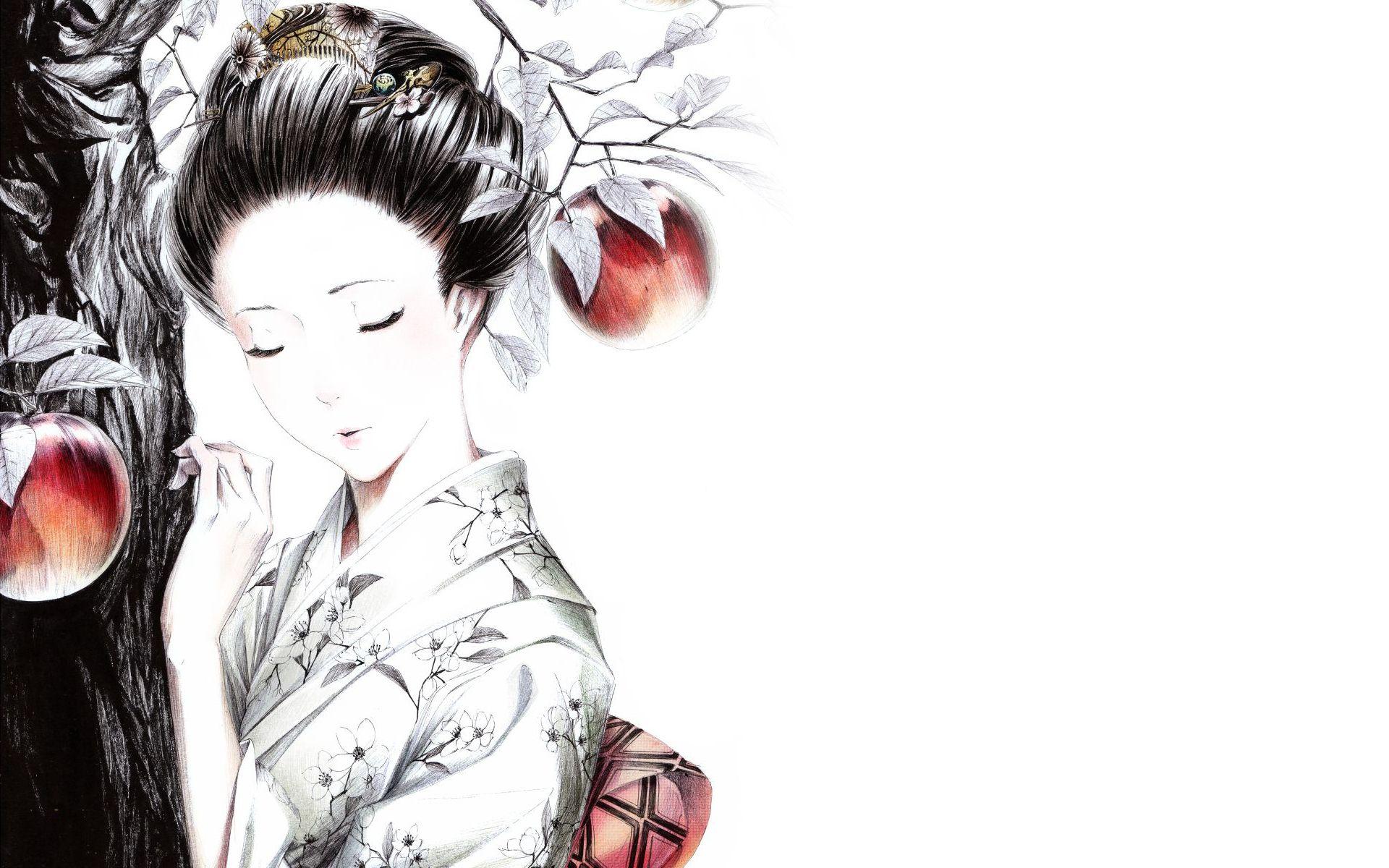 Anime Geisha Wallpapers - Top Free Anime Geisha Backgrounds ...