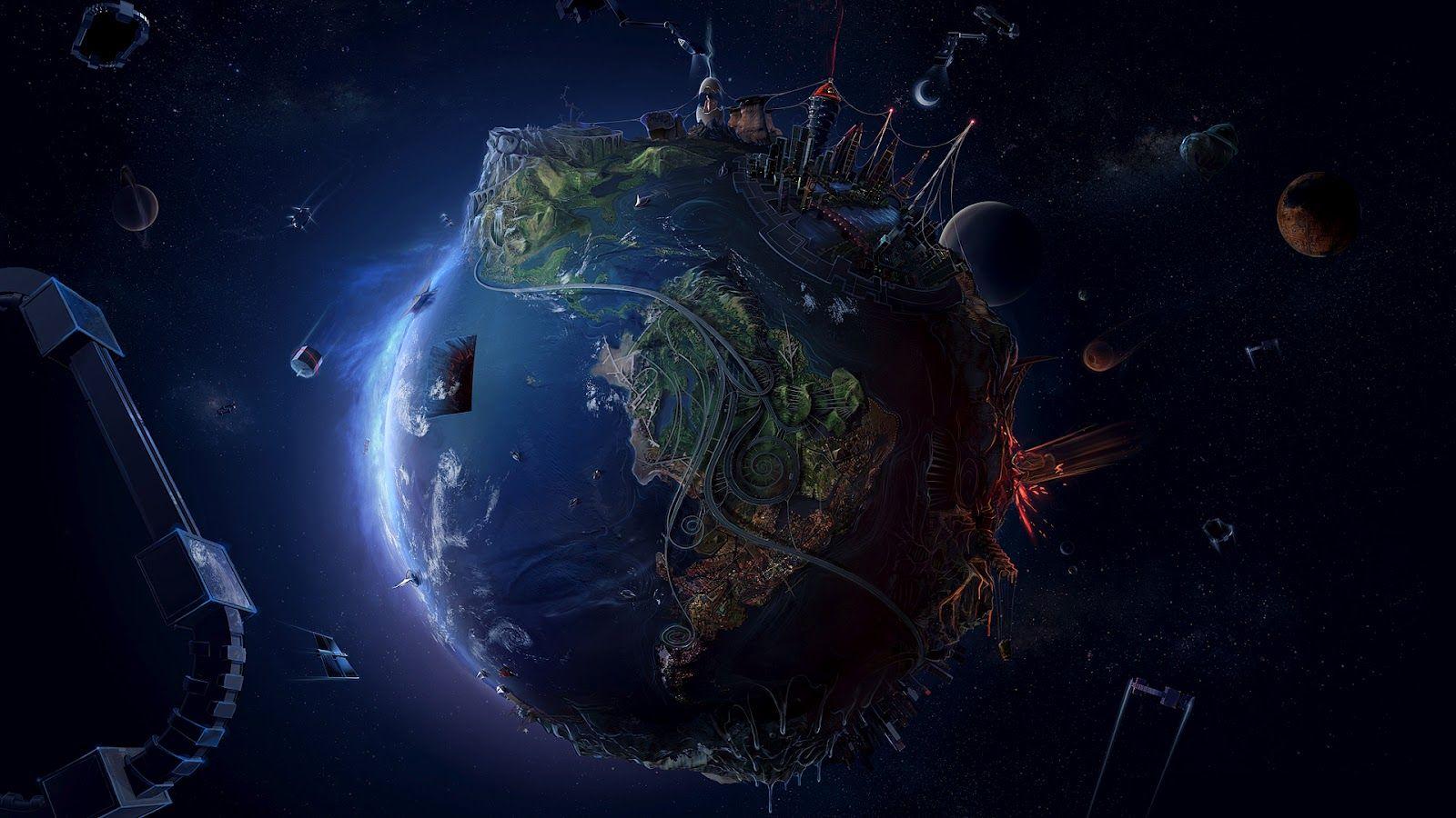 3D Space HD Wallpapers - Top Free 3D Space HD Backgrounds - WallpaperAccess