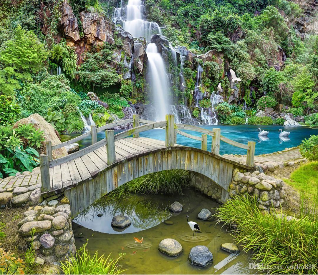 Spring Waterfall Wallpapers - Top Free Spring Waterfall Backgrounds ...