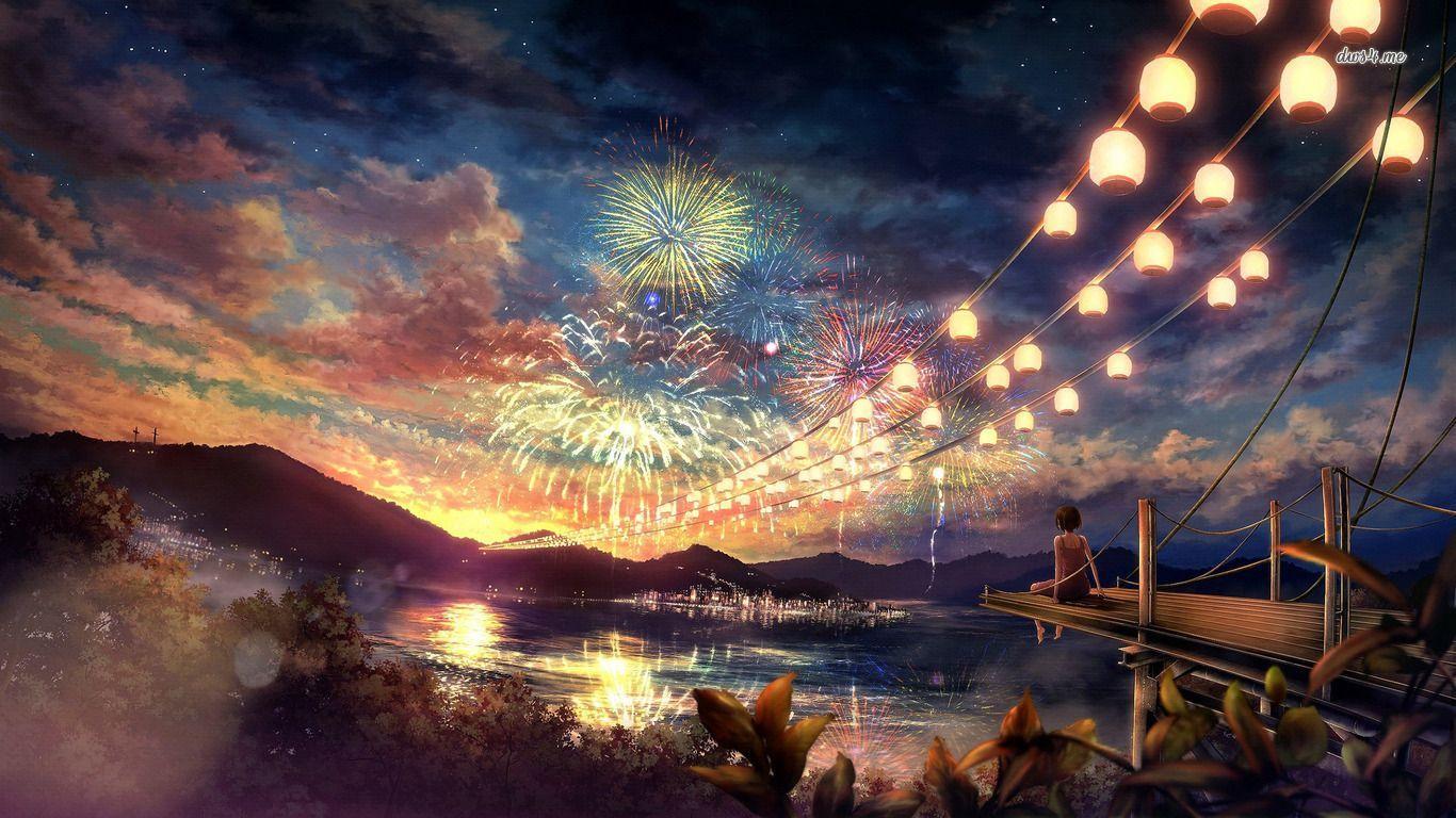 Fireworks Anime Wallpapers - Top Free Fireworks Anime Backgrounds ...