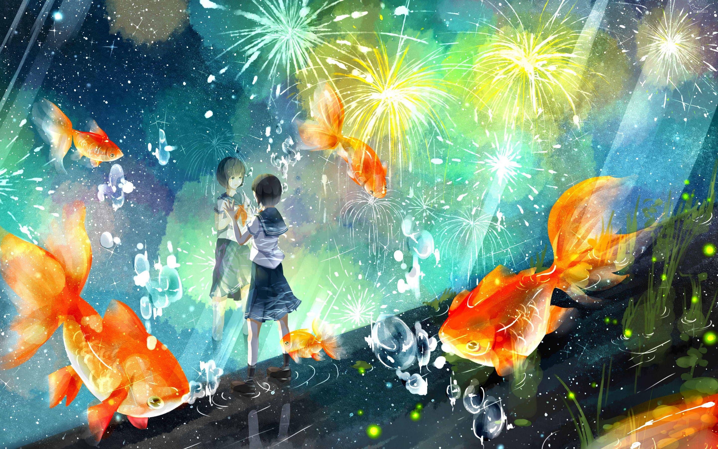 Fireworks Anime Wallpapers - Top Free Fireworks Anime Backgrounds ...