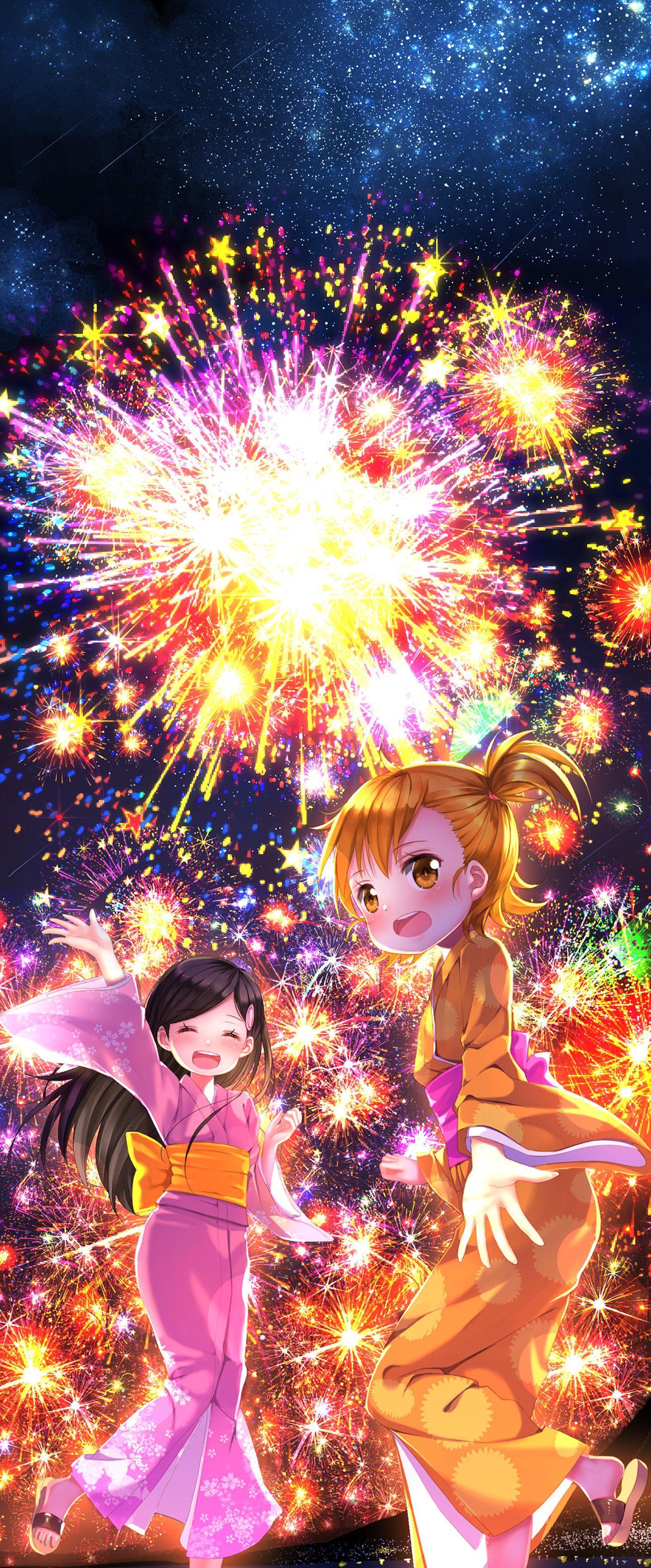 Fireworks Anime Wallpapers - Top Free Fireworks Anime Backgrounds ...