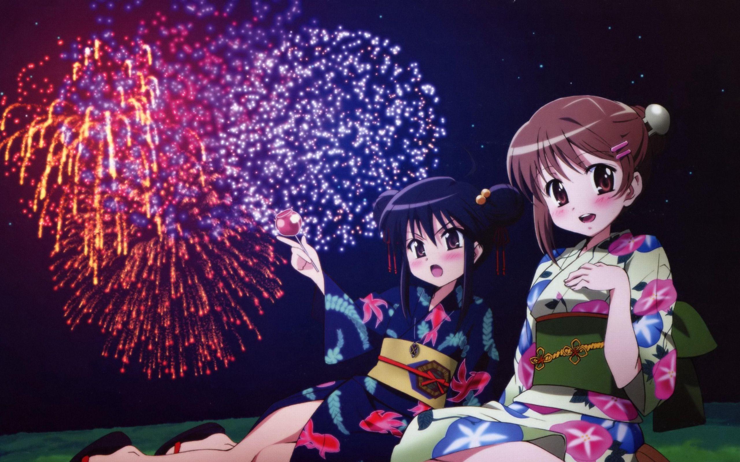Fireworks Anime Wallpapers - Top Free Fireworks Anime Backgrounds ...