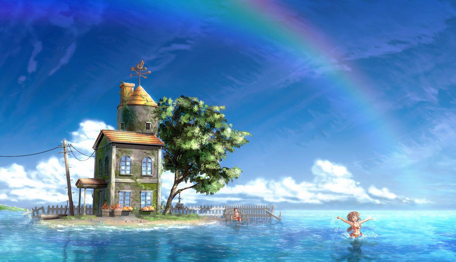 Calming Anime Nature Wallpapers - Top Free Calming Anime Nature ...