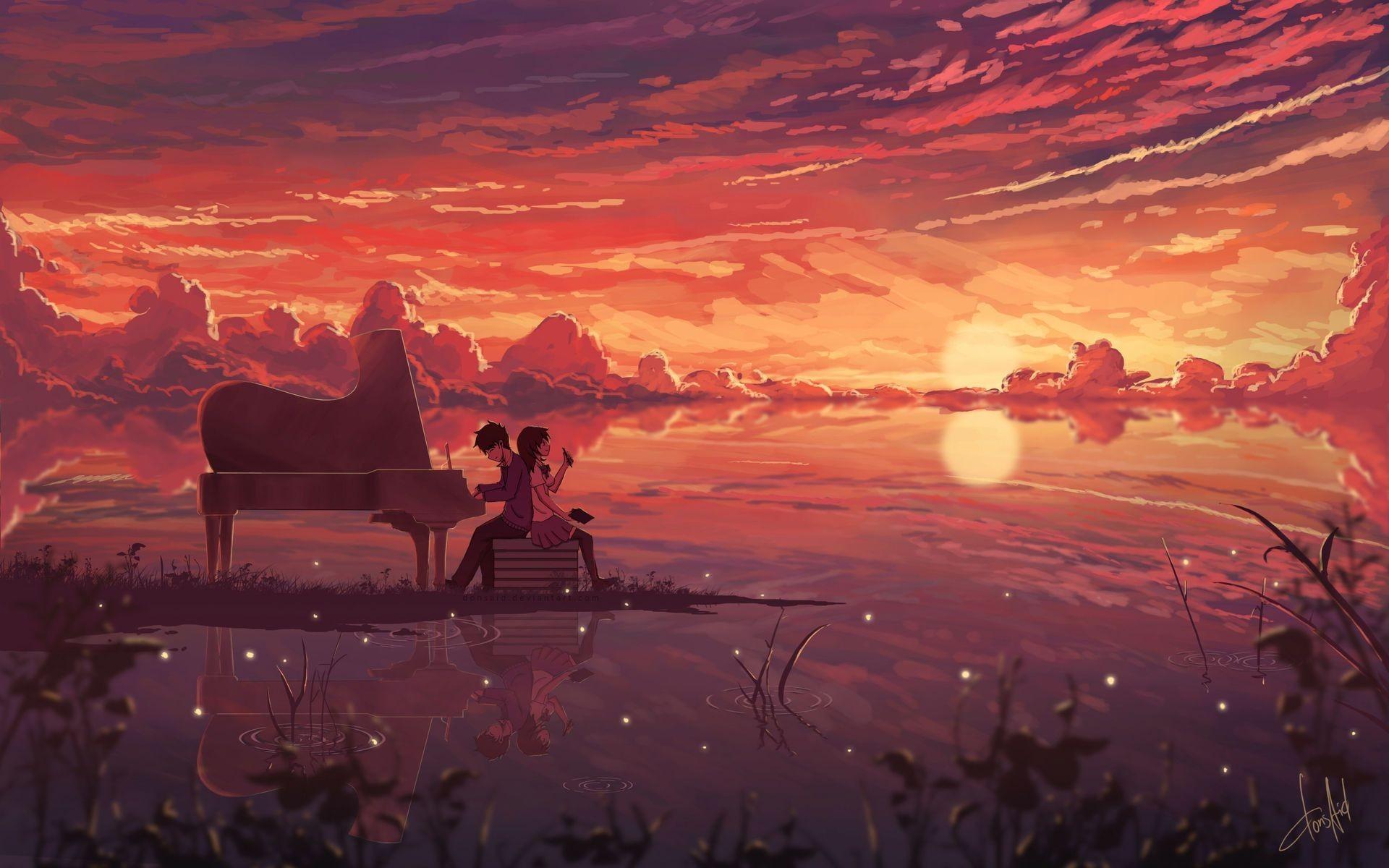Calming Anime Nature Wallpapers - Top Free Calming Anime Nature ...