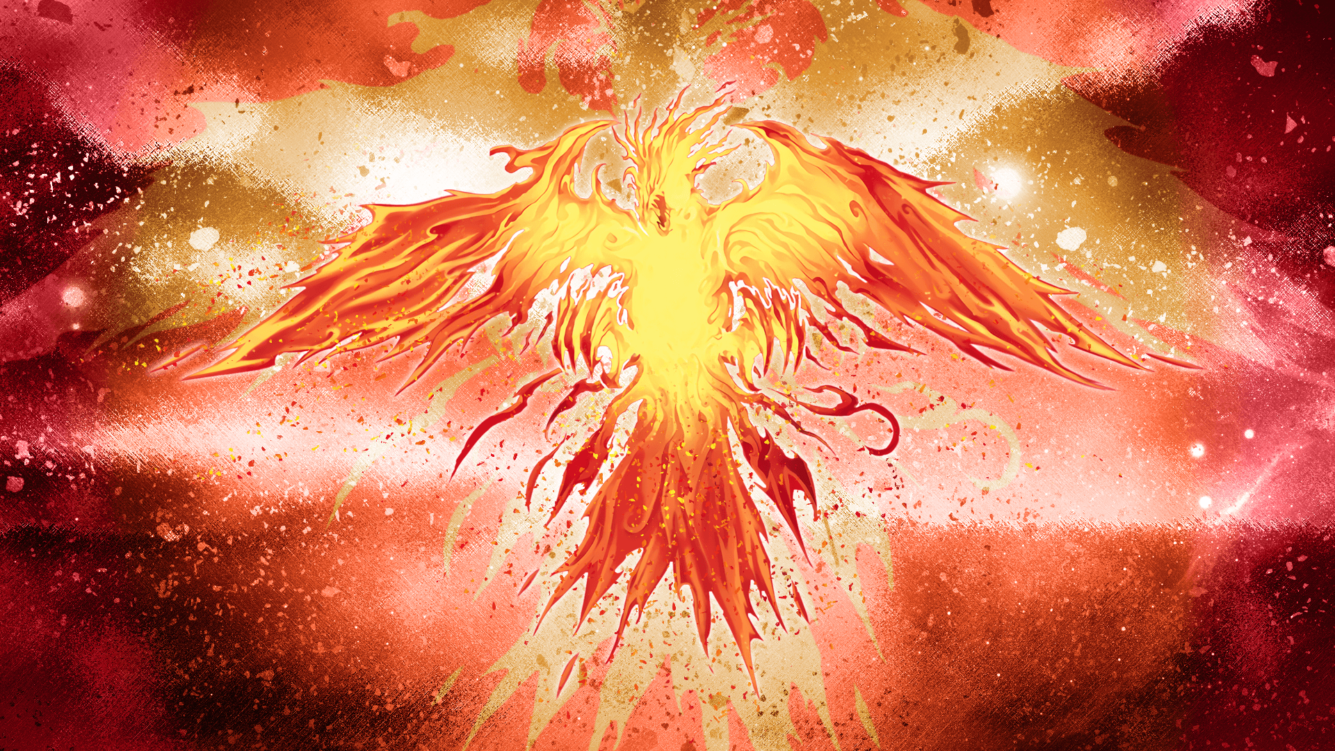 Phoenix Dragon Wallpaper
