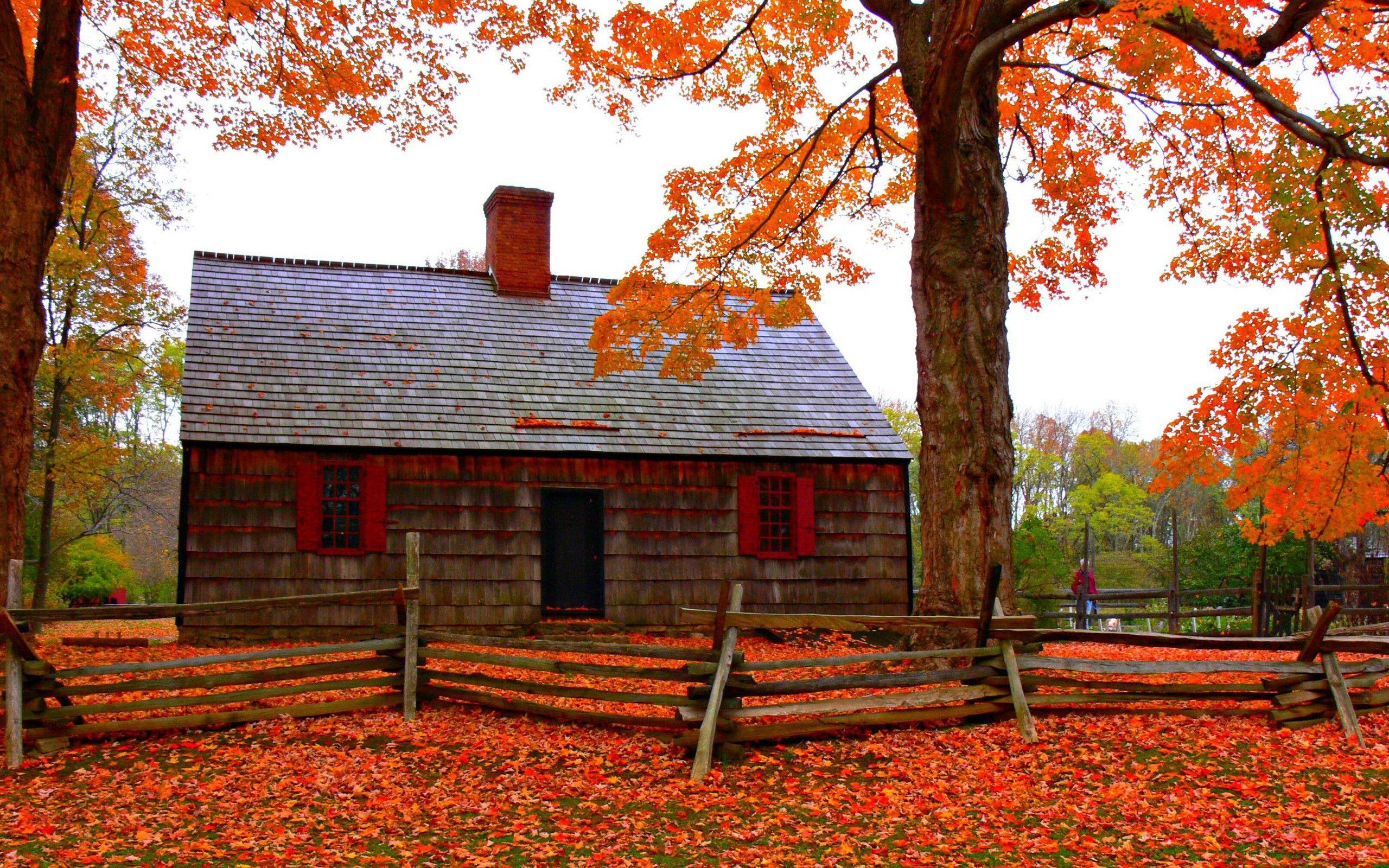 Autumn House Wallpapers - Top Free Autumn House Backgrounds ...