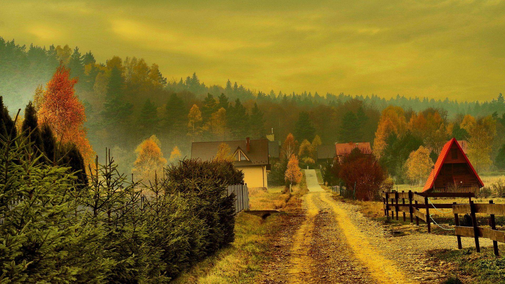 Autumn House Wallpapers - Top Free Autumn House Backgrounds ...