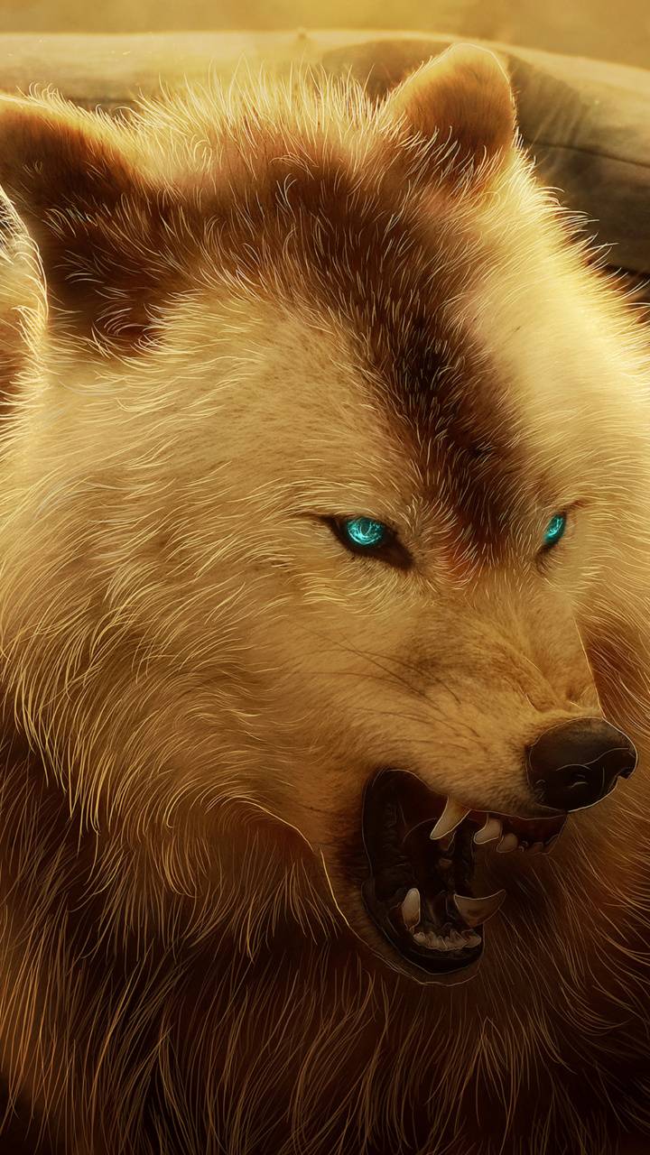 Angry Wolf Face Wallpapers - Top Free Angry Wolf Face Backgrounds ...