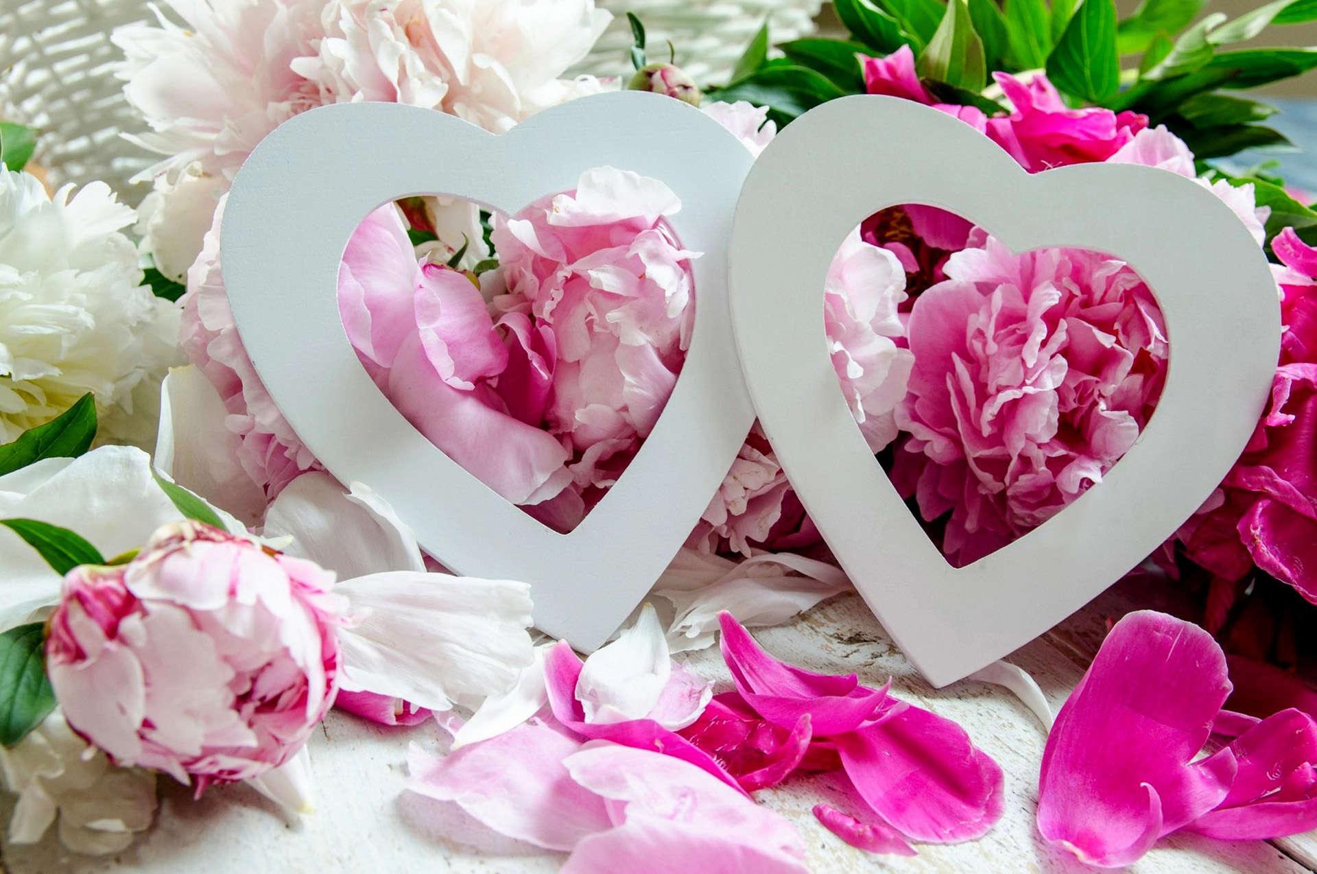 Hearts Flowers Wallpapers - Top Free Hearts Flowers Backgrounds ...