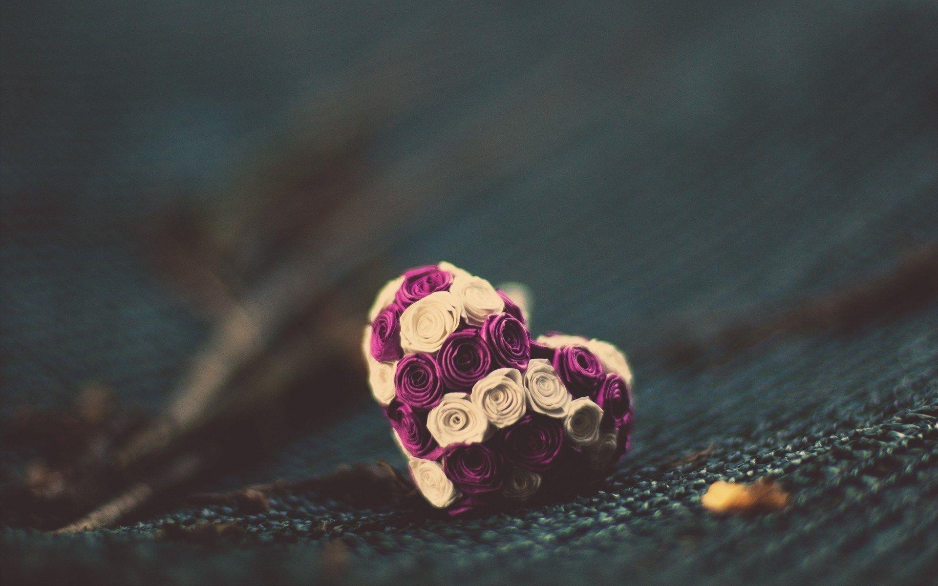 Hearts Flowers Wallpapers - Top Free Hearts Flowers Backgrounds ...