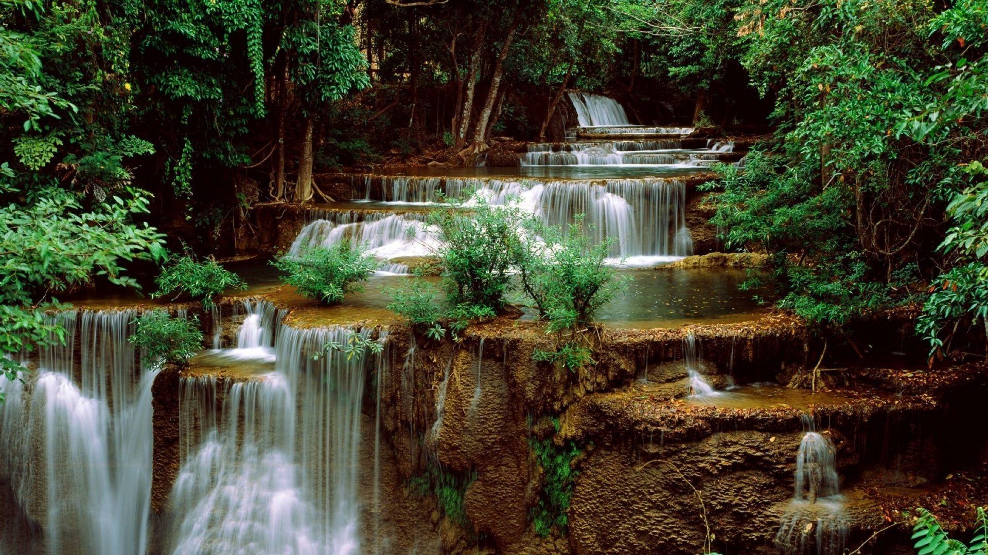 Garden Waterfall Wallpapers - Top Free Garden Waterfall Backgrounds ...