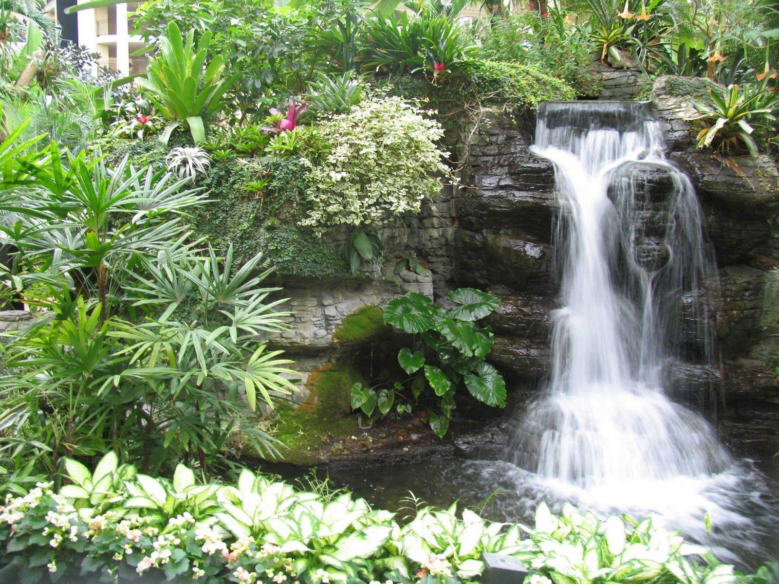 Garden Waterfall Wallpapers - Top Free Garden Waterfall Backgrounds ...