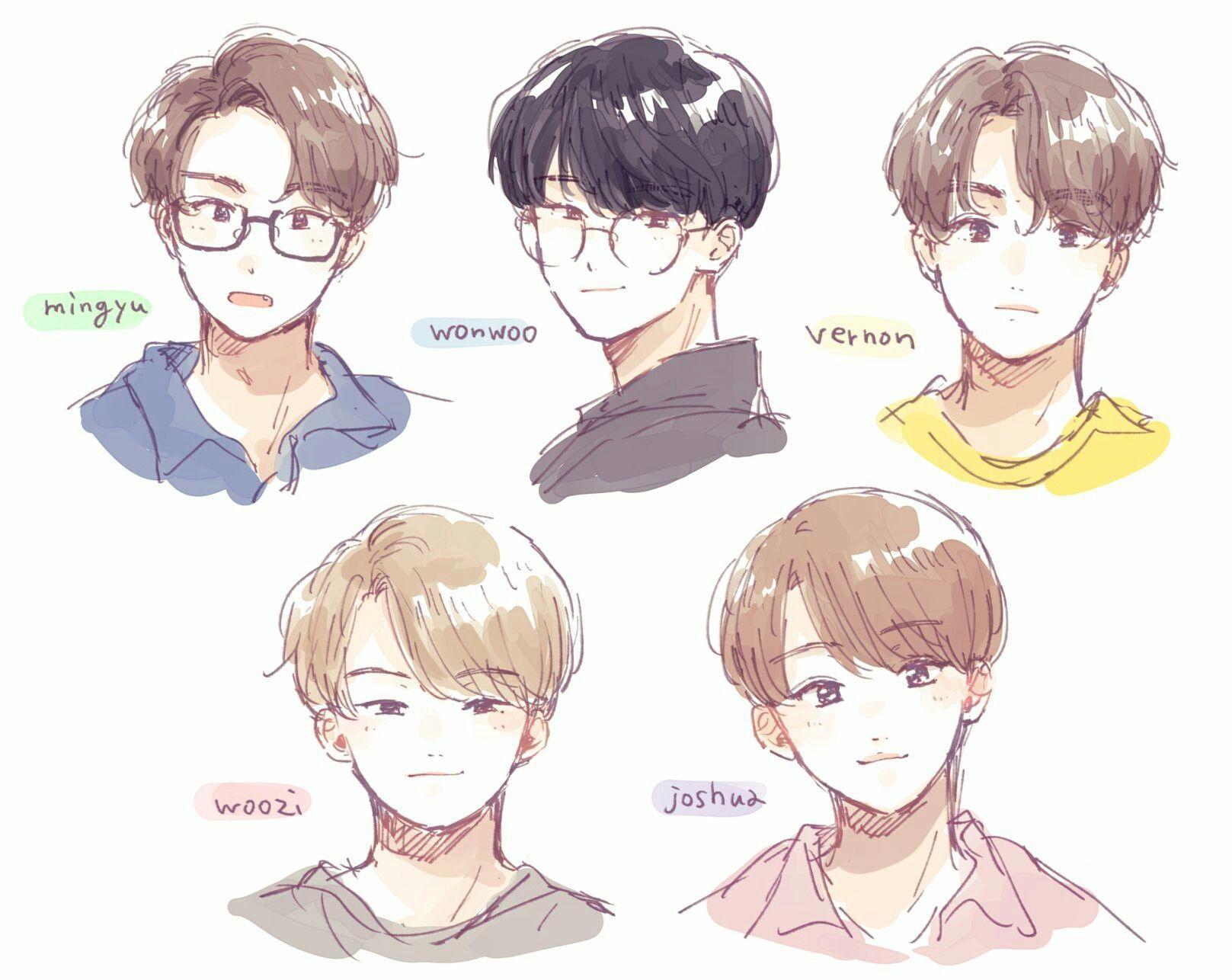 Seventeen Cartoon Wallpapers - Top Free Seventeen Cartoon Backgrounds ...