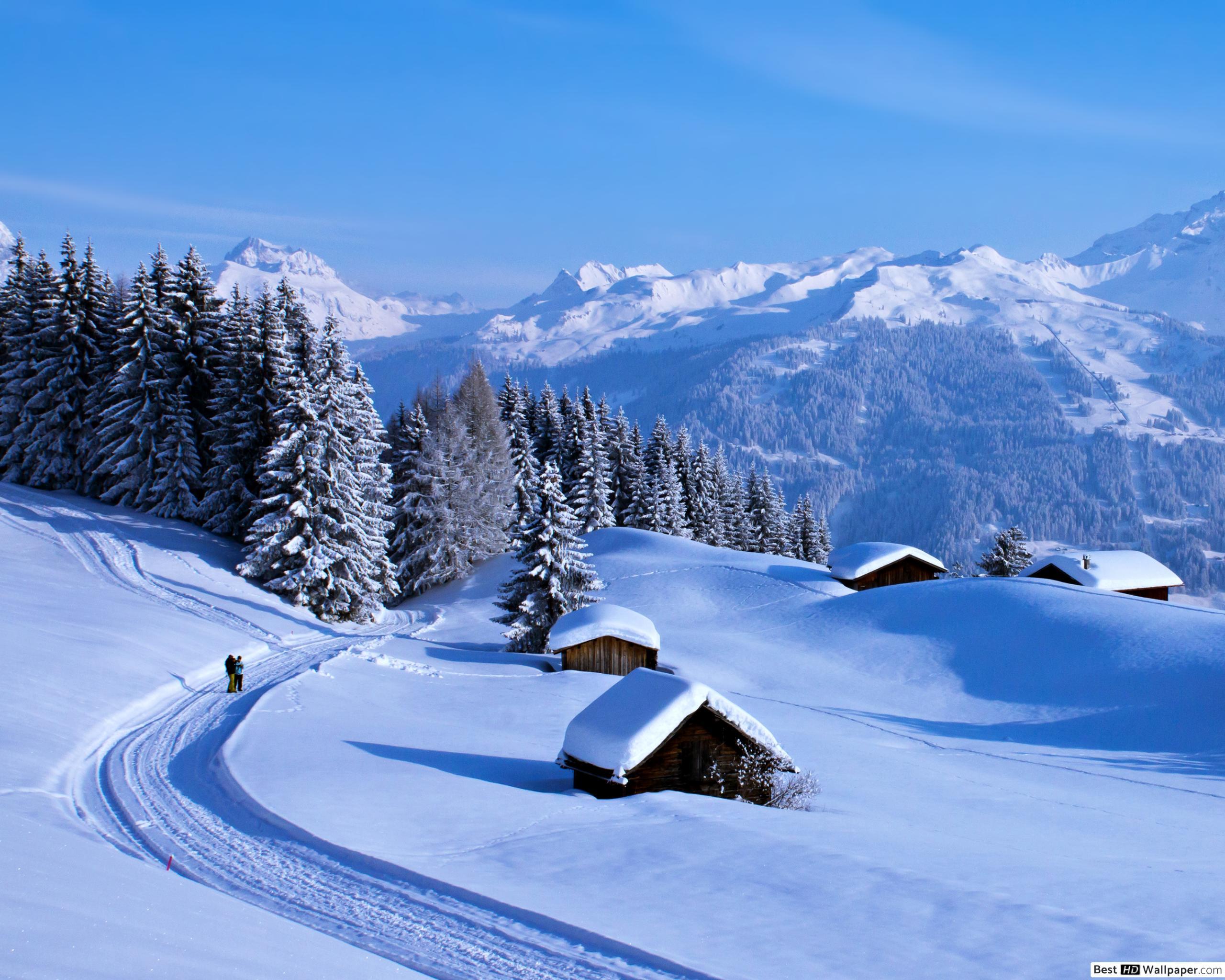 Winter Countryside Wallpapers - Top Free Winter Countryside Backgrounds ...