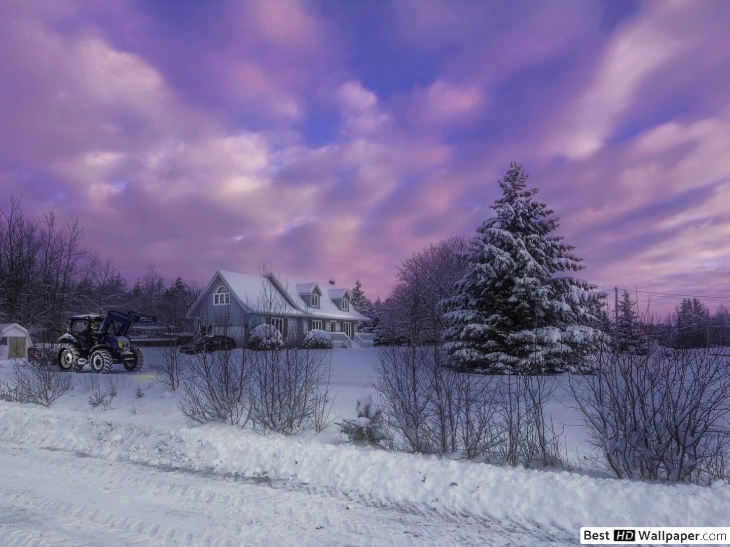 Winter Countryside Wallpapers - Top Free Winter Countryside Backgrounds ...