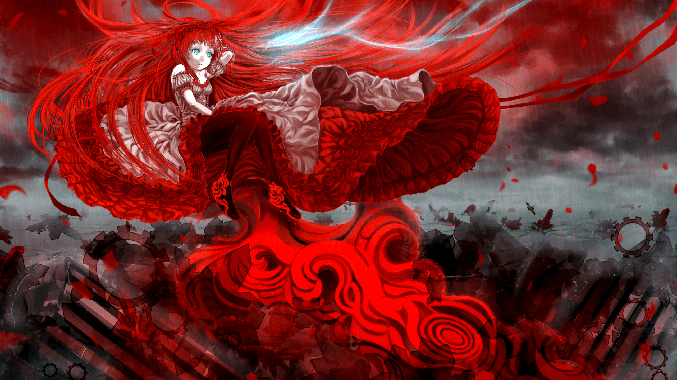 Anime Red Wallpapers - Top Free Anime Red Backgrounds - WallpaperAccess