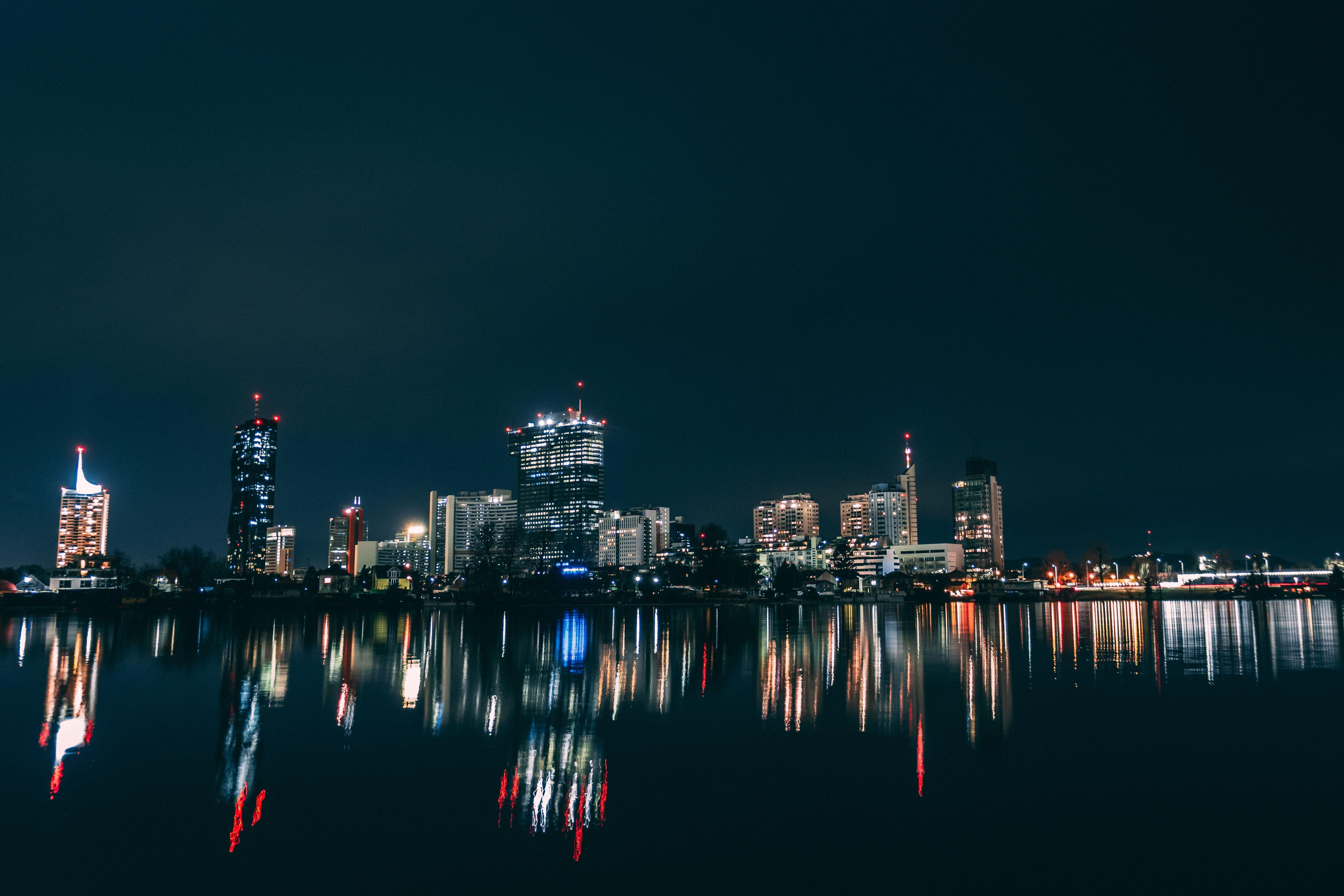 Night Water Wallpapers - Top Free Night Water Backgrounds - WallpaperAccess