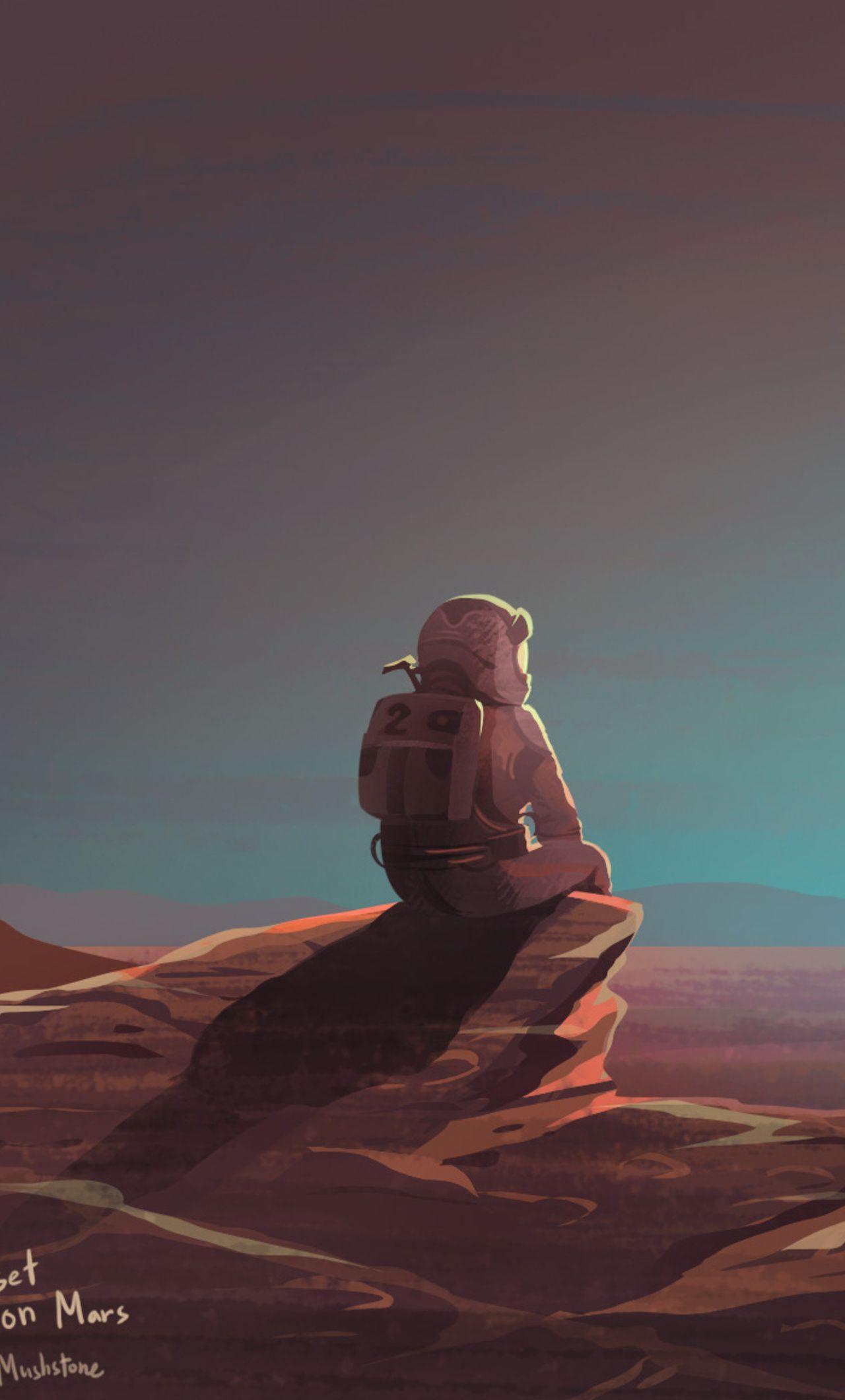 Mars Sunset Wallpapers - Top Free Mars Sunset Backgrounds - WallpaperAccess