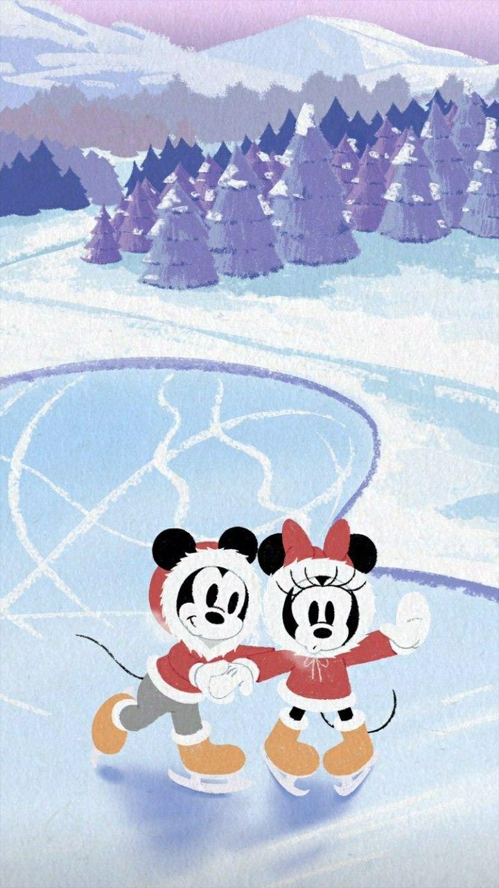 Mickey Mouse Winter Wallpapers - Top Free Mickey Mouse Winter ...