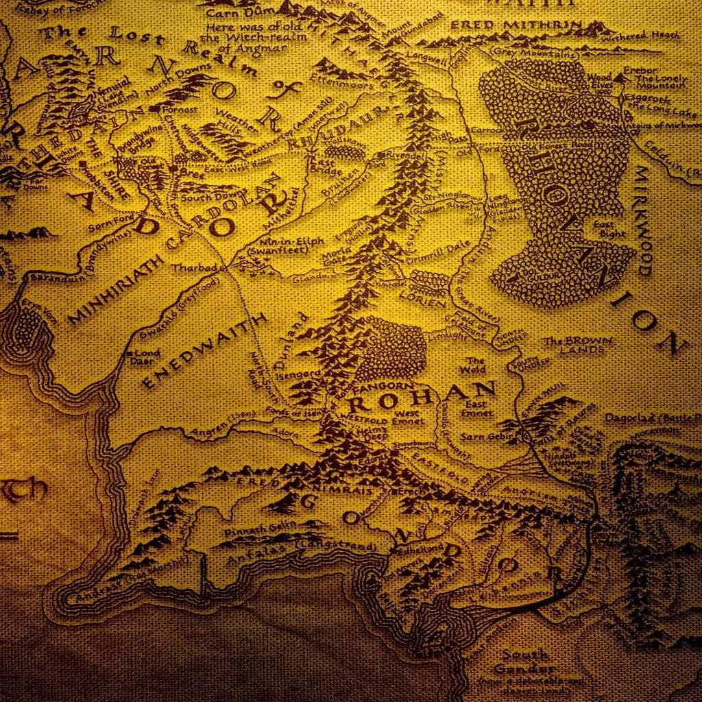 Middle Earth Map Wallpapers - Top Free Middle Earth Map Backgrounds ...