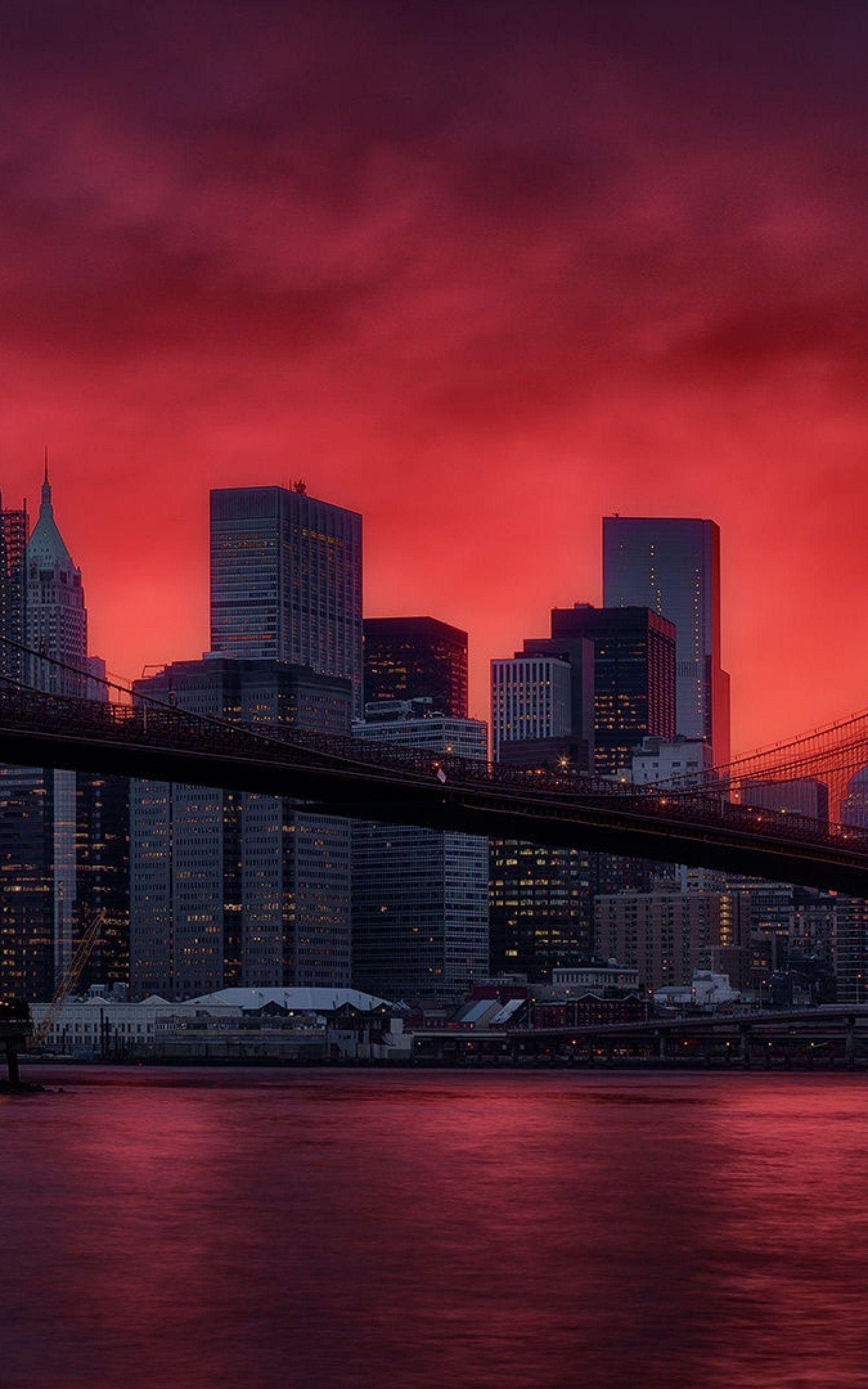 Red Skyline Wallpapers - Top Free Red Skyline Backgrounds - WallpaperAccess