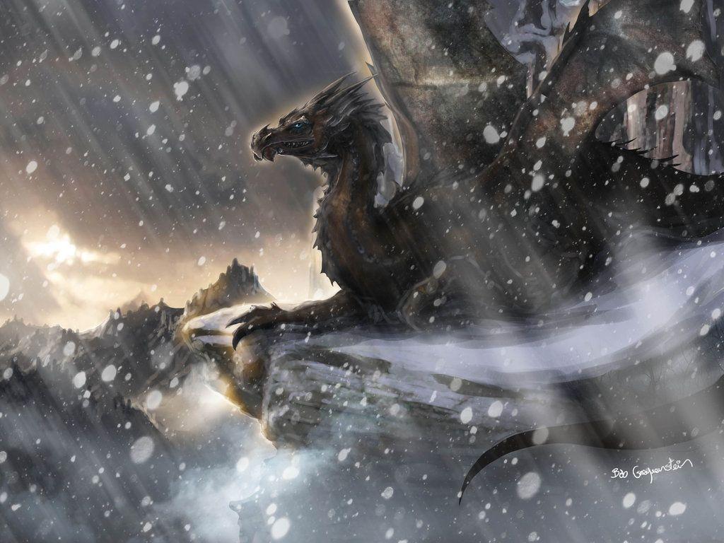 Winter Dragon Wallpapers - Top Free Winter Dragon Backgrounds ...