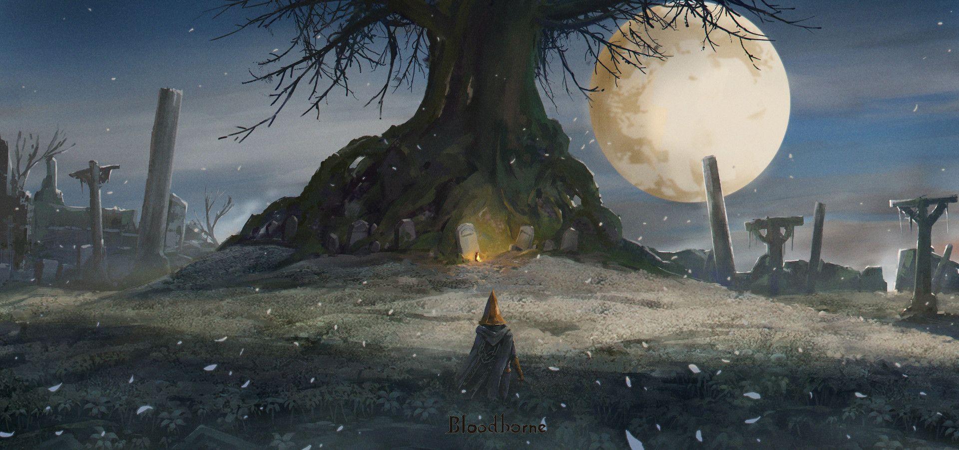 Bloodborne Moon Wallpapers - Top Free Bloodborne Moon Backgrounds ...