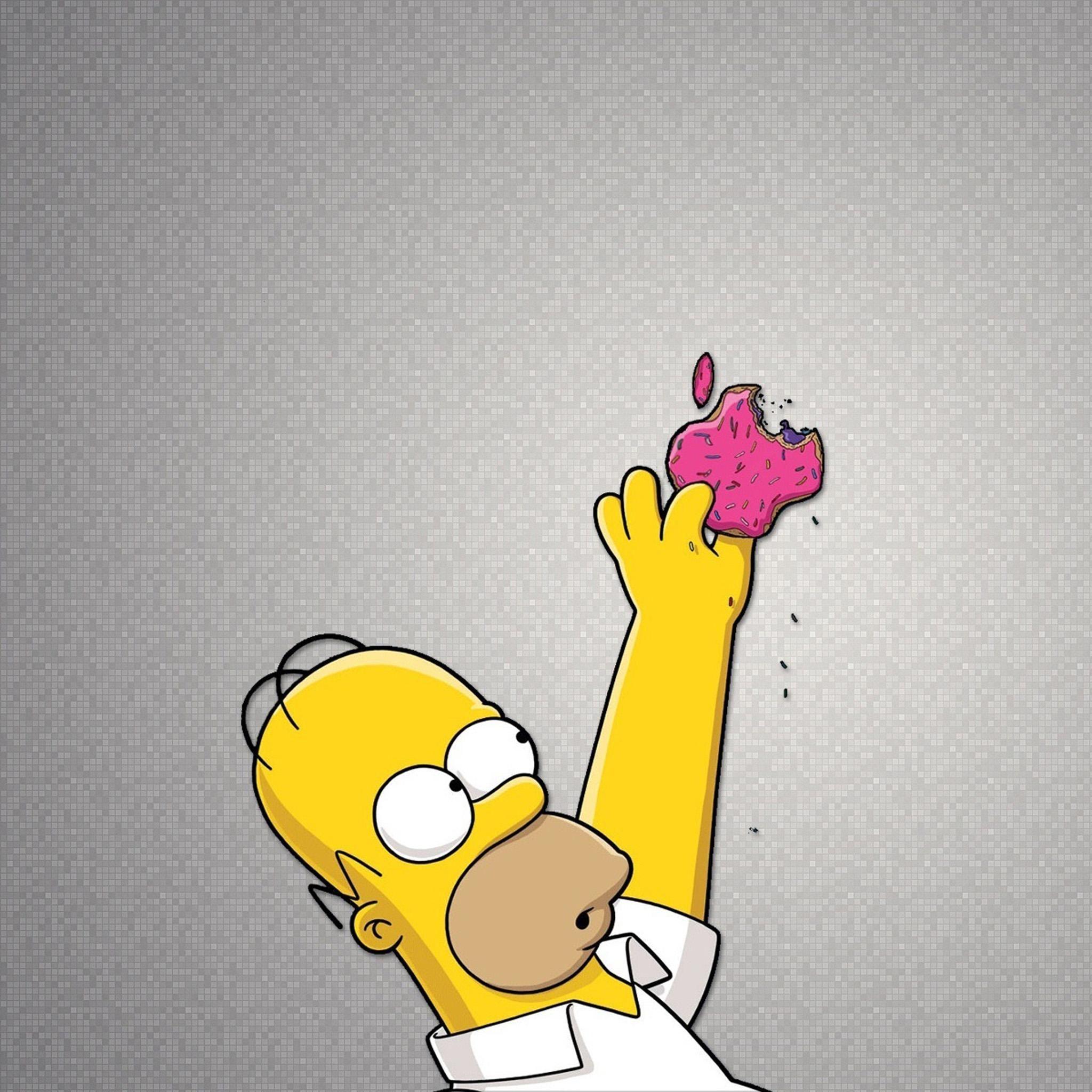 Homer Simpson Apple Wallpapers - Top Free Homer Simpson Apple ...