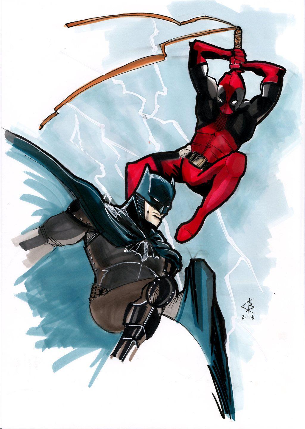 Batman and Deadpool Wallpapers - Top Free Batman and Deadpool ...