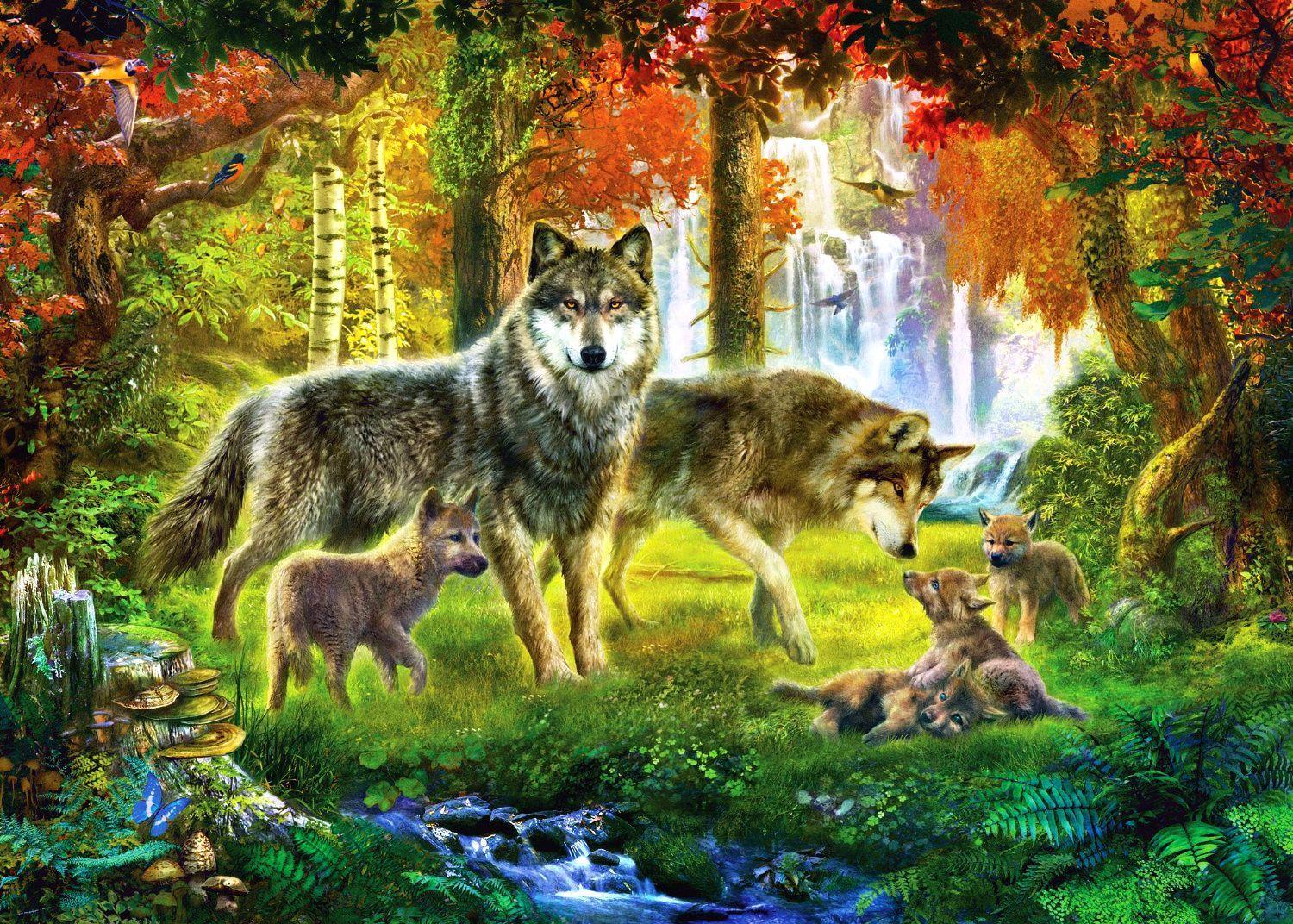 Autumn Wolves Wallpapers - Top Free Autumn Wolves Backgrounds ...