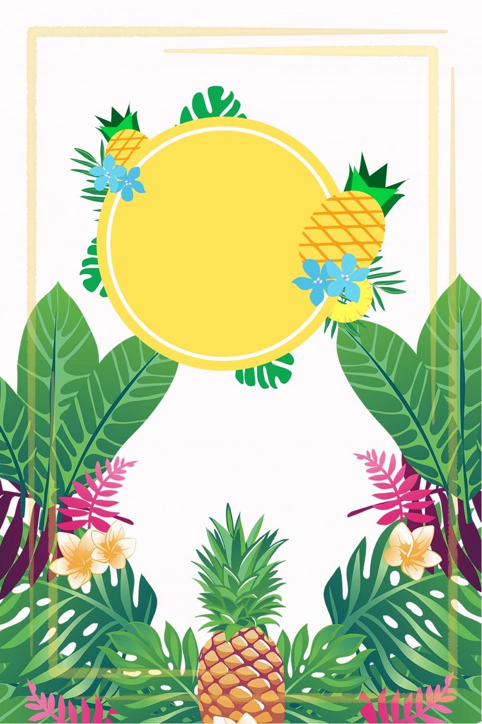 Tropical Pineapple Wallpapers - Top Free Tropical Pineapple Backgrounds ...