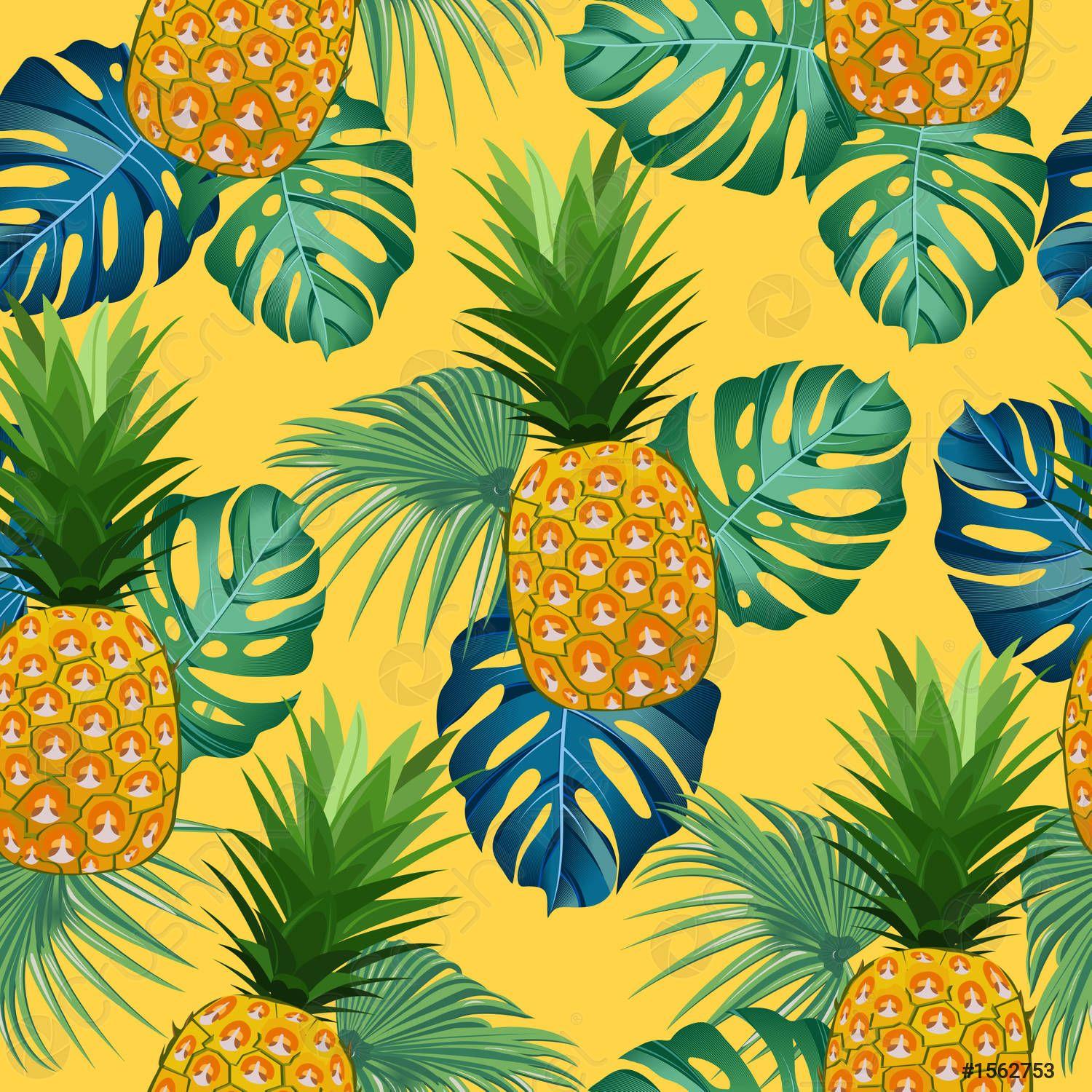 Tropical Pineapple Wallpapers - Top Free Tropical Pineapple Backgrounds ...