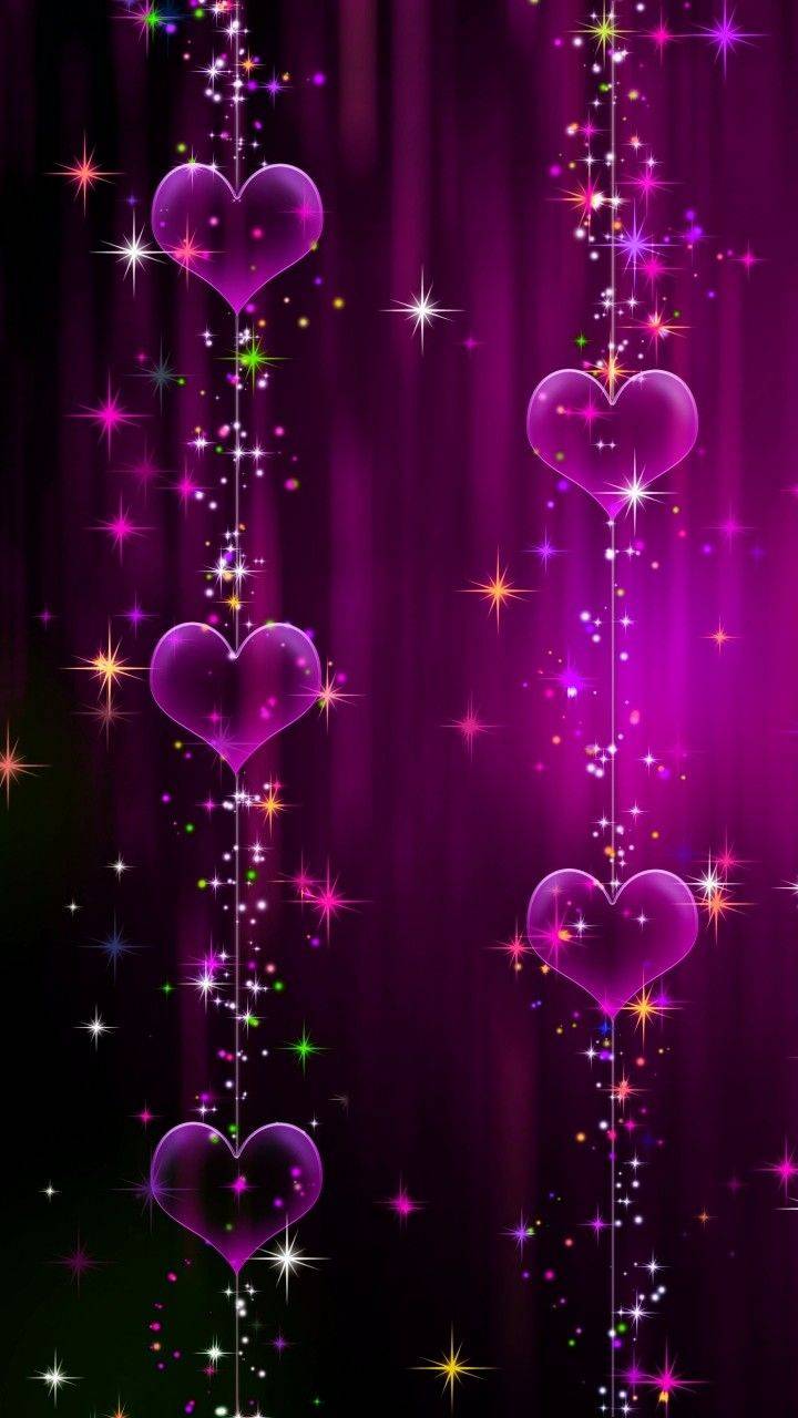 Sparkling Hearts Wallpapers - Top Free Sparkling Hearts Backgrounds ...
