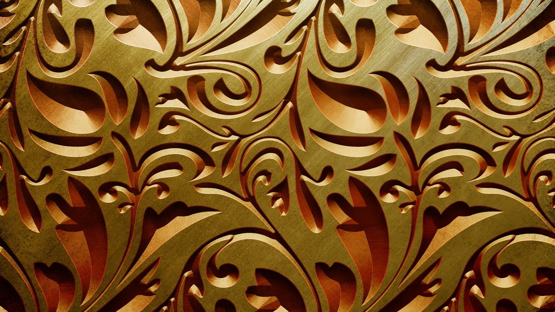 Gold Floral Wallpapers - Top Free Gold Floral Backgrounds - WallpaperAccess