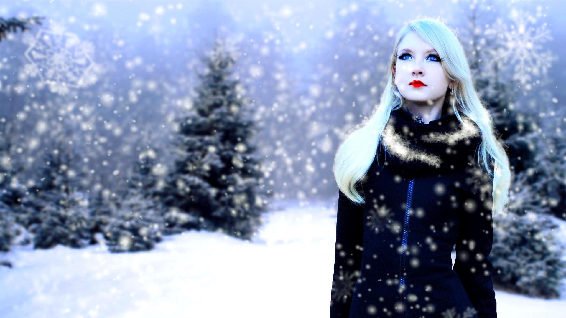 Winter Girl Wallpapers - Top Free Winter Girl Backgrounds - WallpaperAccess