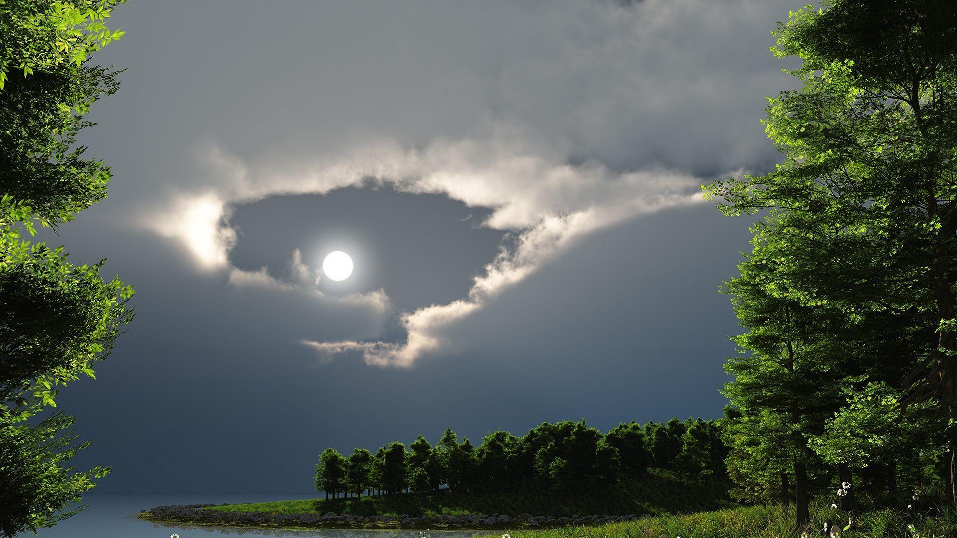 Moon Lake Wallpapers - Top Free Moon Lake Backgrounds - WallpaperAccess