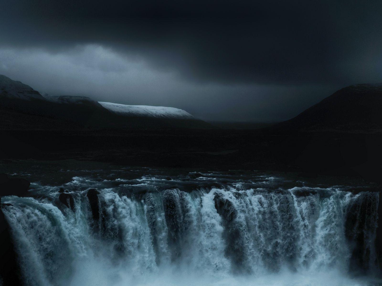 Dark Waterfall Wallpapers - Top Free Dark Waterfall Backgrounds ...
